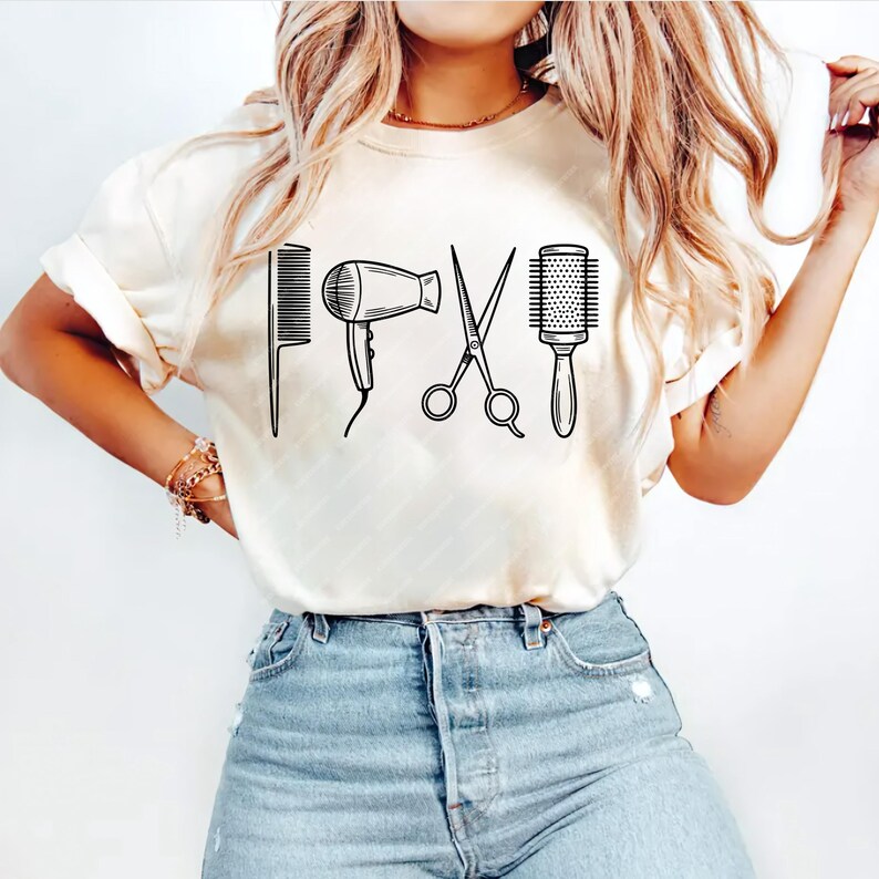 Hairstylist Svg, Hair Dresser Doodles Svg, Hair Svg, Hairapist Svg ...