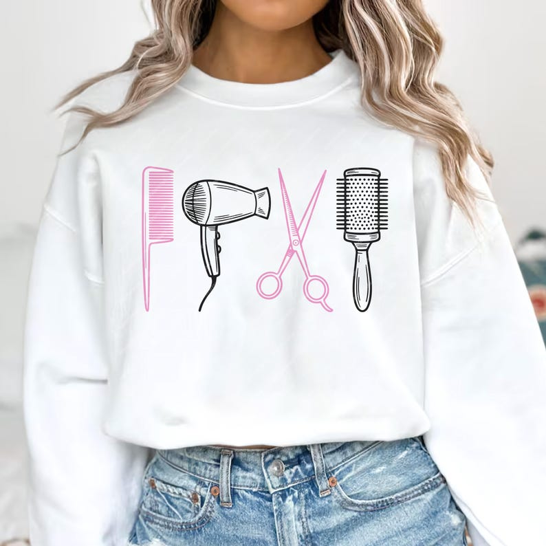 Hairstylist Svg, Hair Dresser Doodles Svg, Hair Svg, Hairapist Svg ...