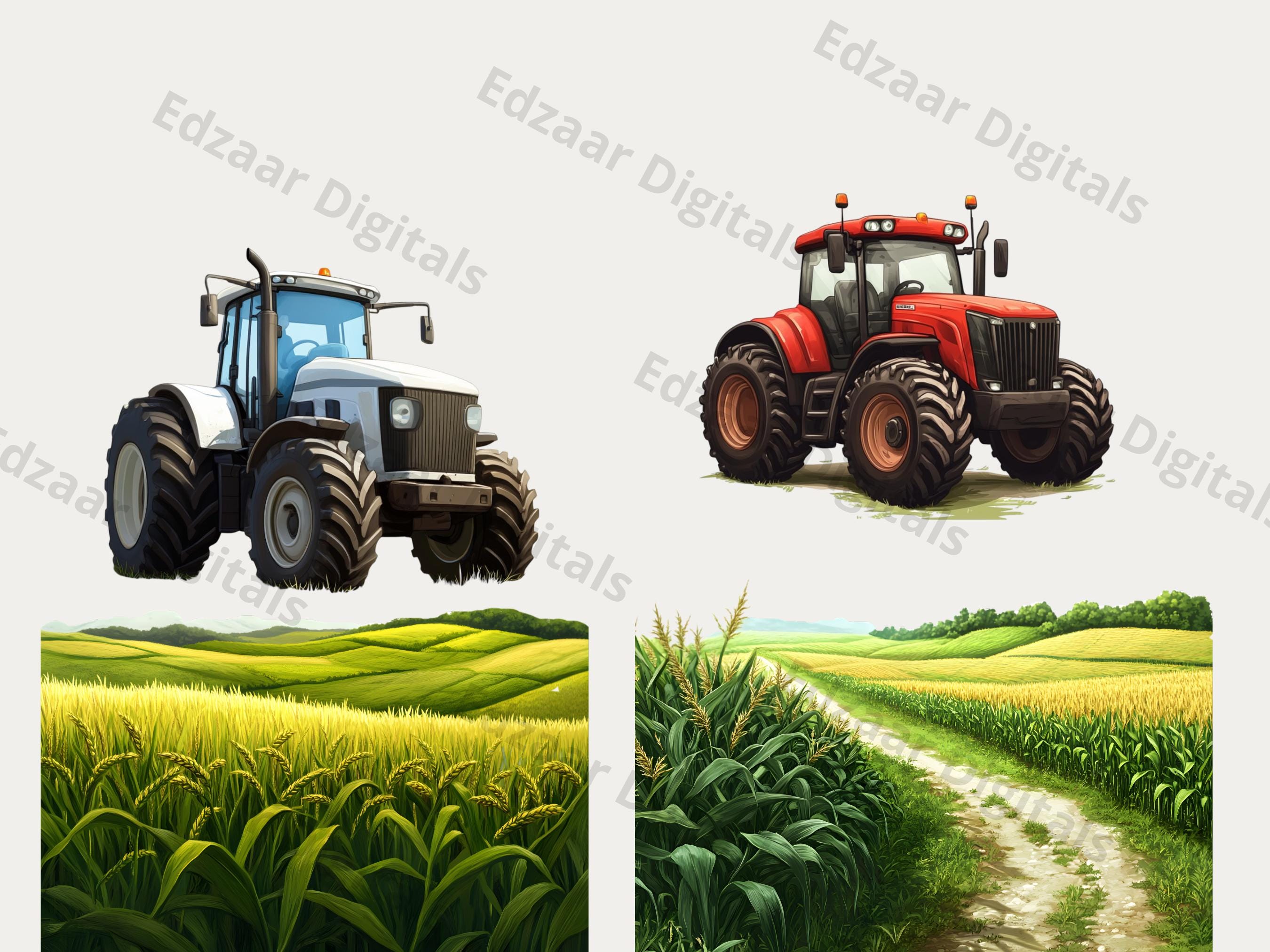 50 Farm Animals Clipart Bundle, Realistic 3D Design, 3D Clipart ...