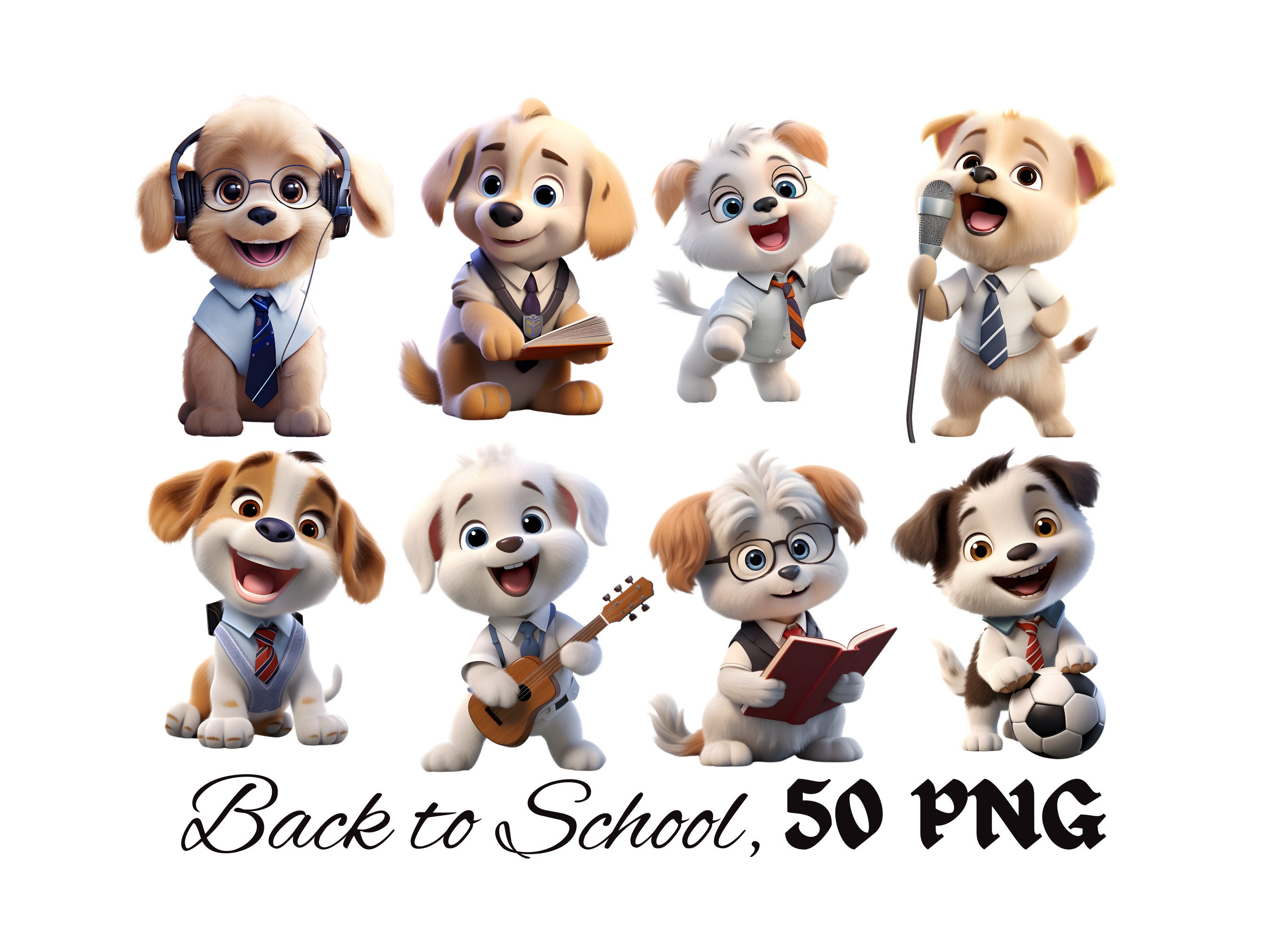 Back to School Svg Bundle, Back to School Clipart, Baby Dog, School ...