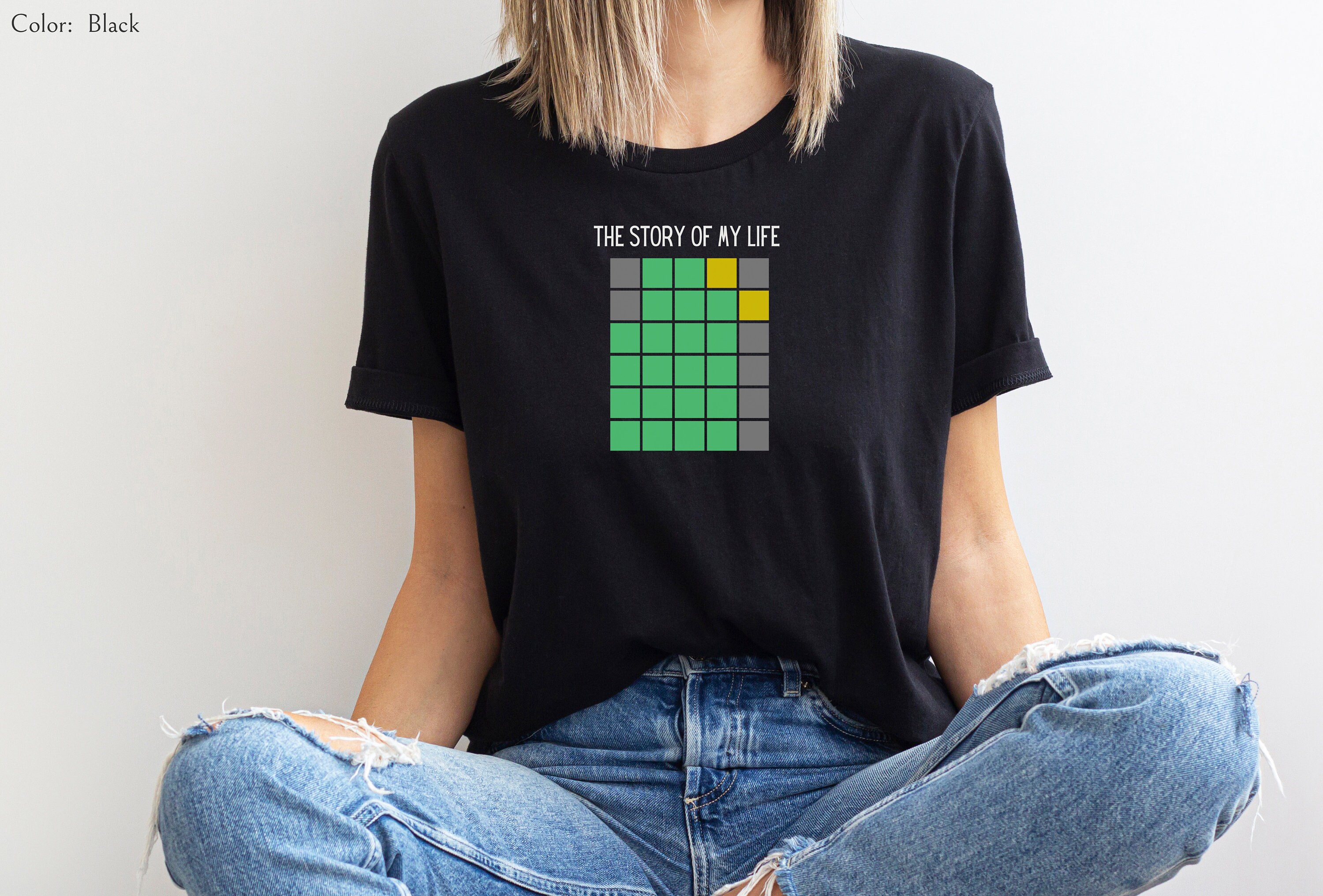 Funny Wordle T Shirt for Crossword Lovers Gift for Wordle Addict for ...