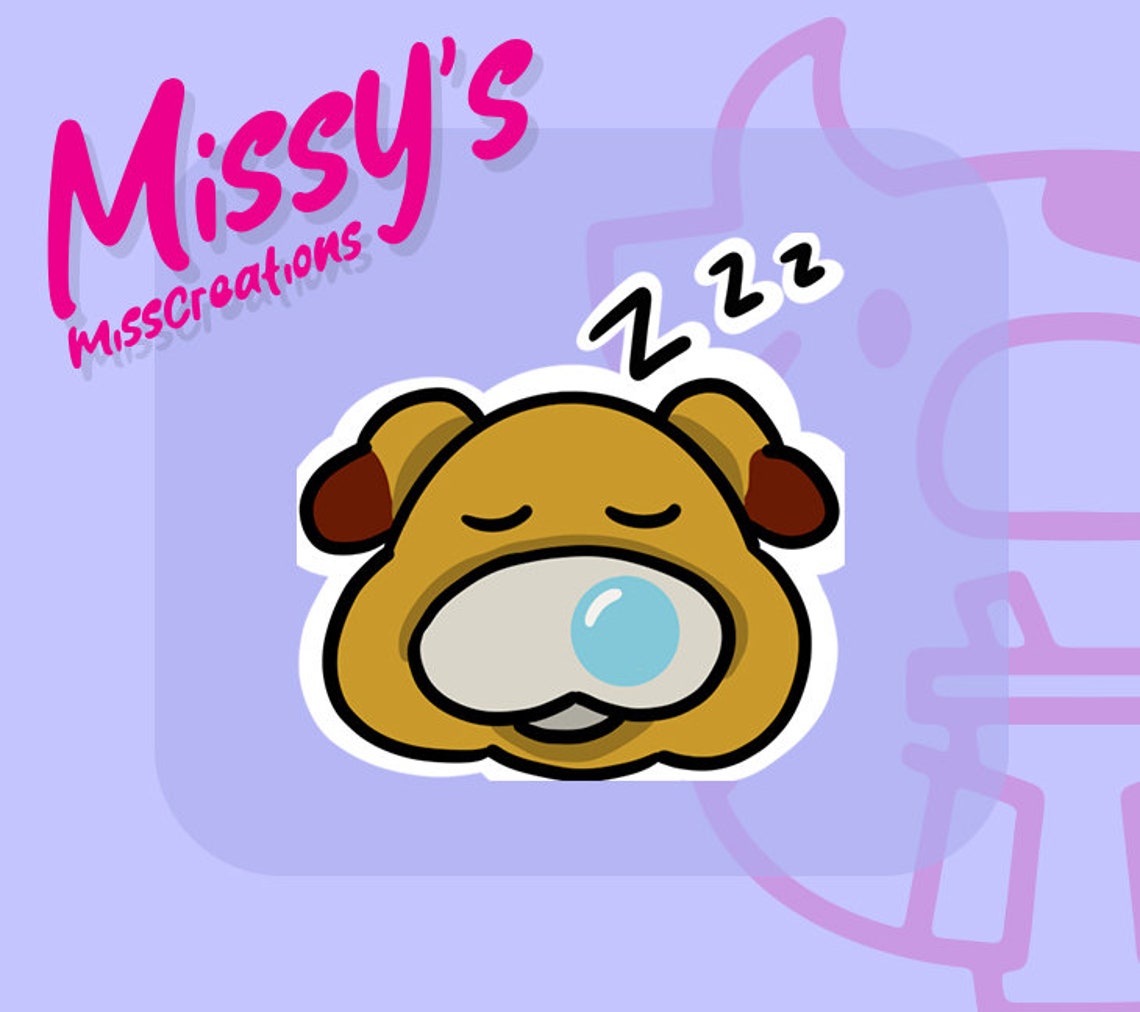 Oatchi Pikmin Sleepy Twitch Emote - Etsy