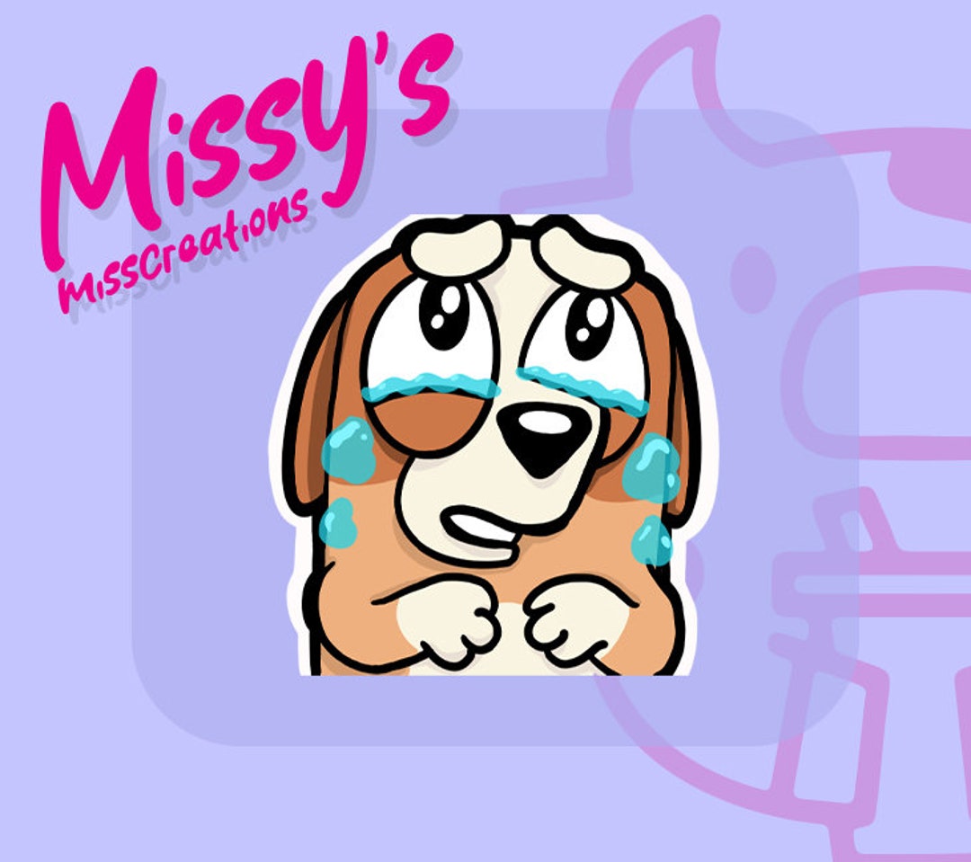 Bluey Bingo Twitch Emote - Etsy