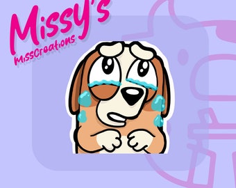 Bluey the Grannies Emote Set P2U Twitch Discord Youtube Emotes Janet ...