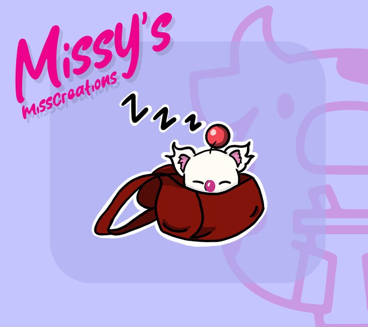 Final Fantasy Moogle Twitch Emote - Etsy