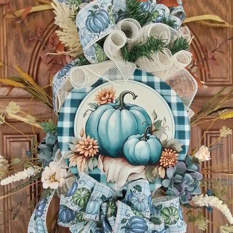 Teal Fall Decor - Etsy