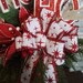 Christmas Santa Boot Floral Centerpiece With Ho Ho Sign- Festive ...