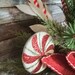 Christmas Santa Boot Floral Centerpiece With Ho Ho Sign- Festive ...