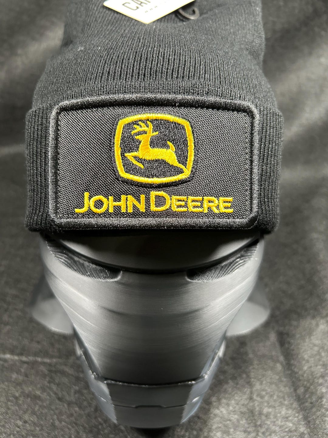 Hat - John Deere Beanie - Black/yellow Adult Size - Etsy
