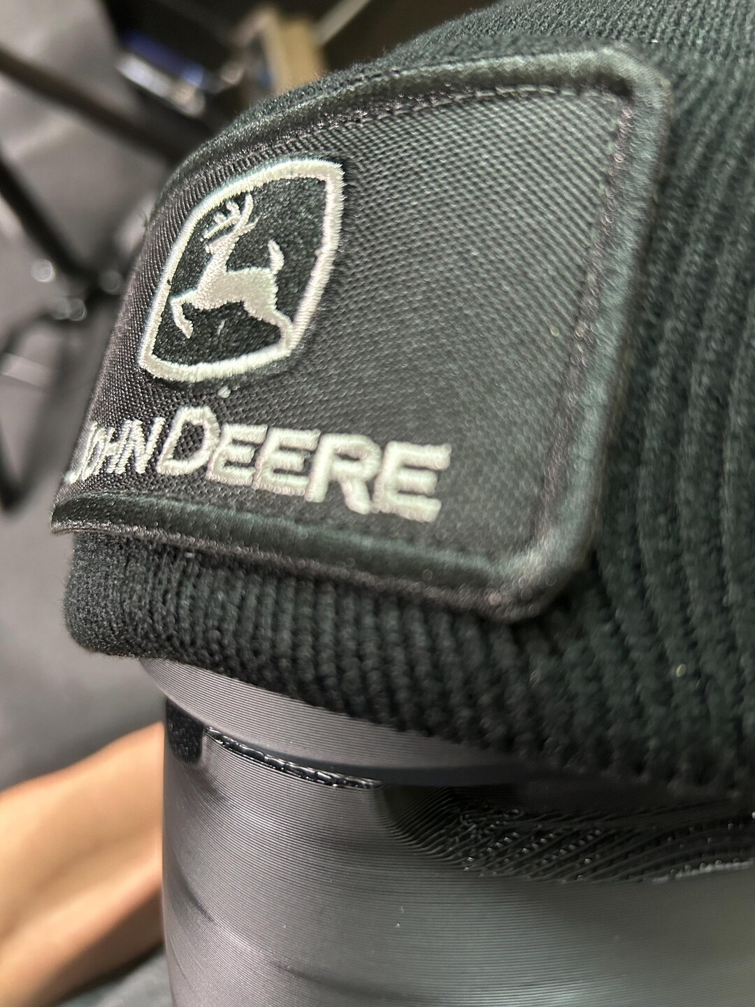 Hat - John Deere Beanie - Black/silver Adult Size - Etsy