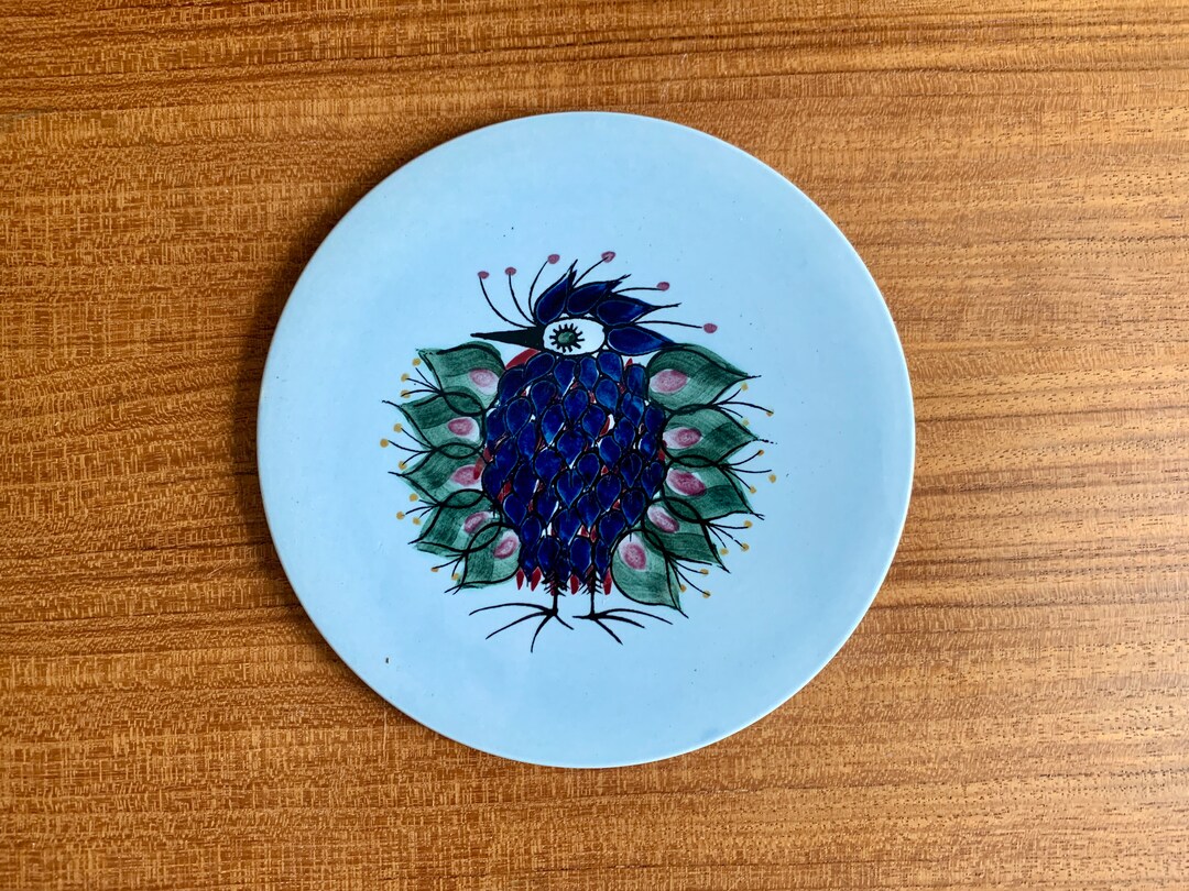 Vintage Royal Copenhagen Fajance Bird Trivet or Butter Board by Beth ...