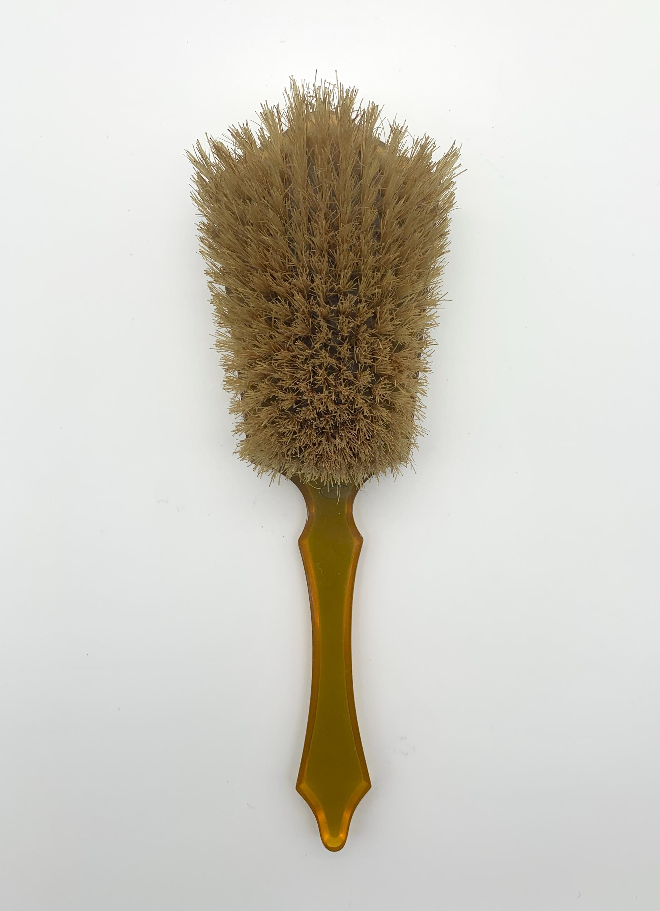 1920-30's Art Deco 4 Pc Green Bakelite Vanity Brush, Comb, Mirror Set ...