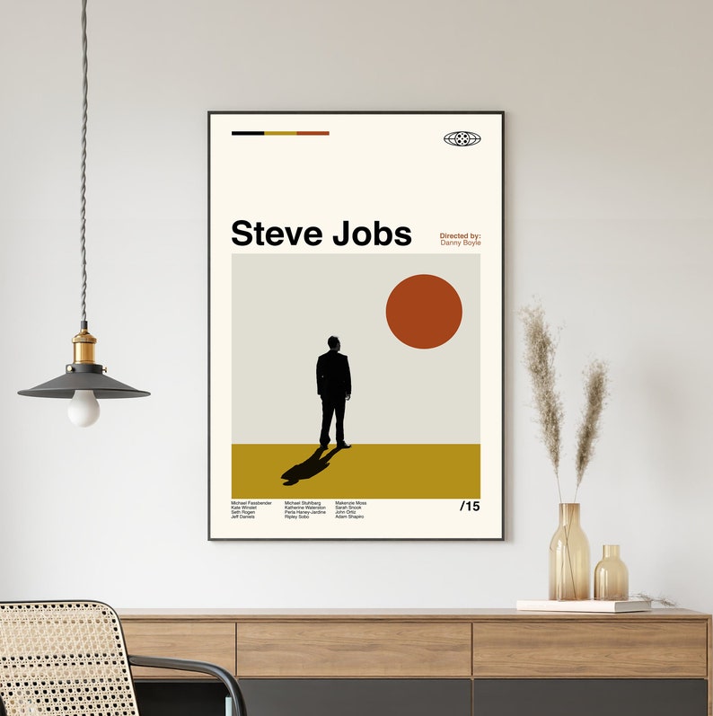Steve Jobs Poster, Steve Jobs Print, Custom Poster, Vintage Inspired ...