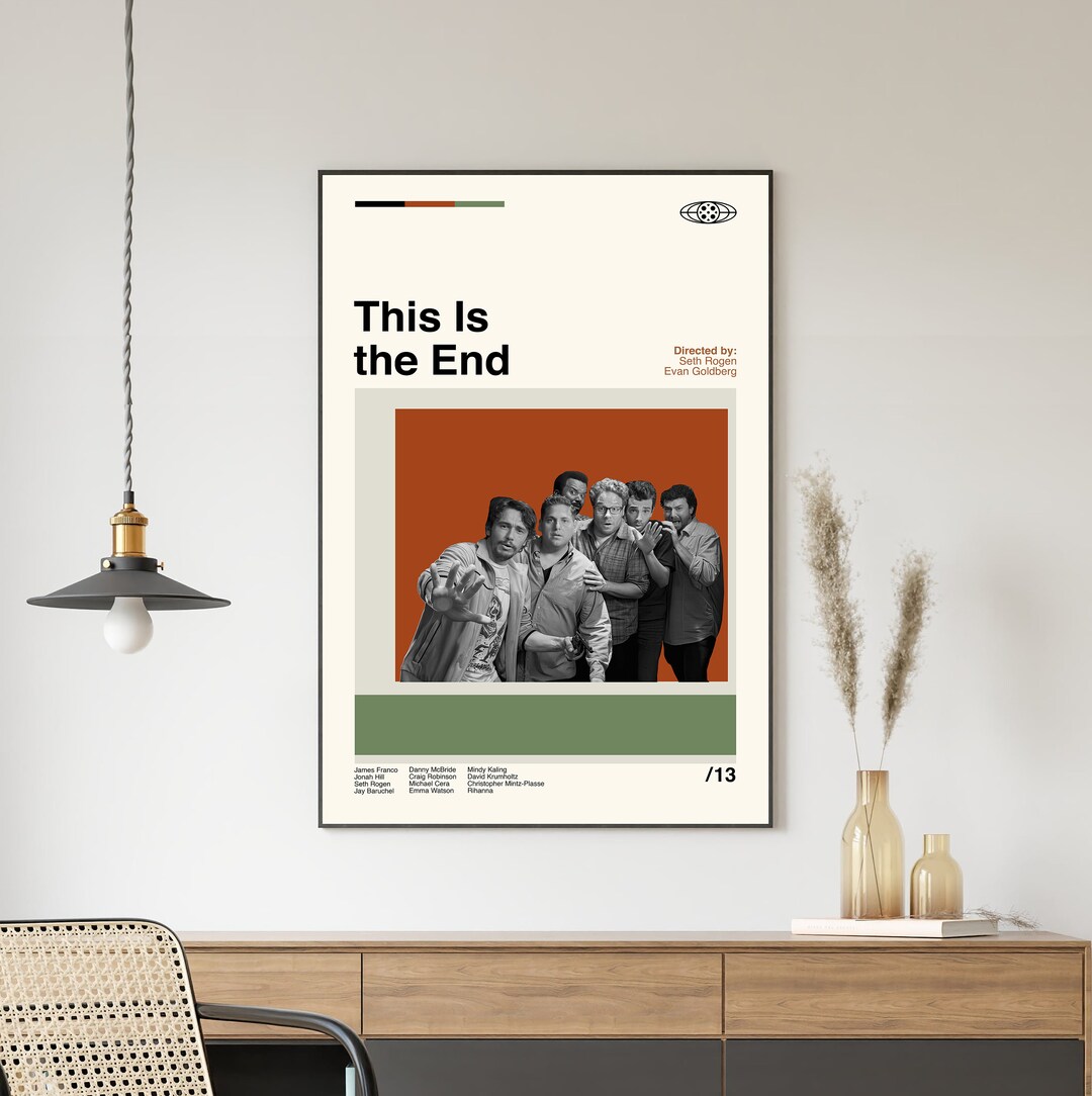 This Is The End Movie Poster, This Is The End Print, Wall Art, Film ...