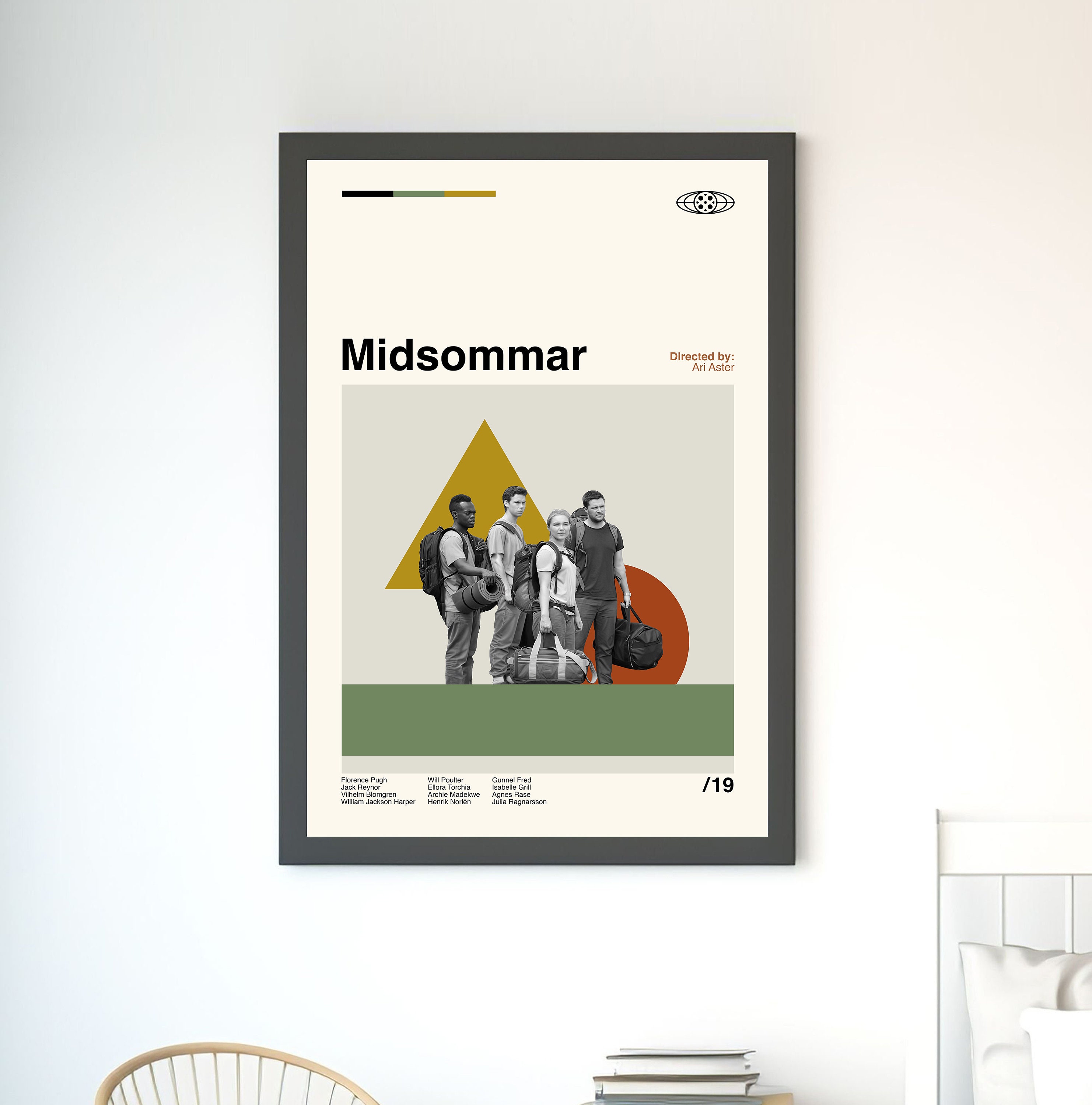Midsommar Movie Poster, Midsommar Print, Wall Art, Minimalist Movie ...