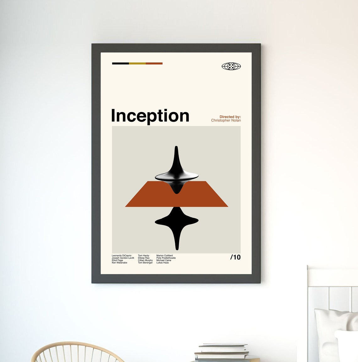 Inception Movie Poster, Inception Print, Wall Art, Minimalist Movie ...
