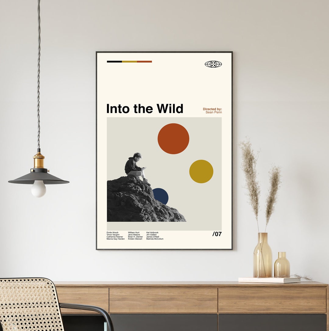 Into the Wild Movie Poster, Into the Wild Print, Modern Movie Poster ...