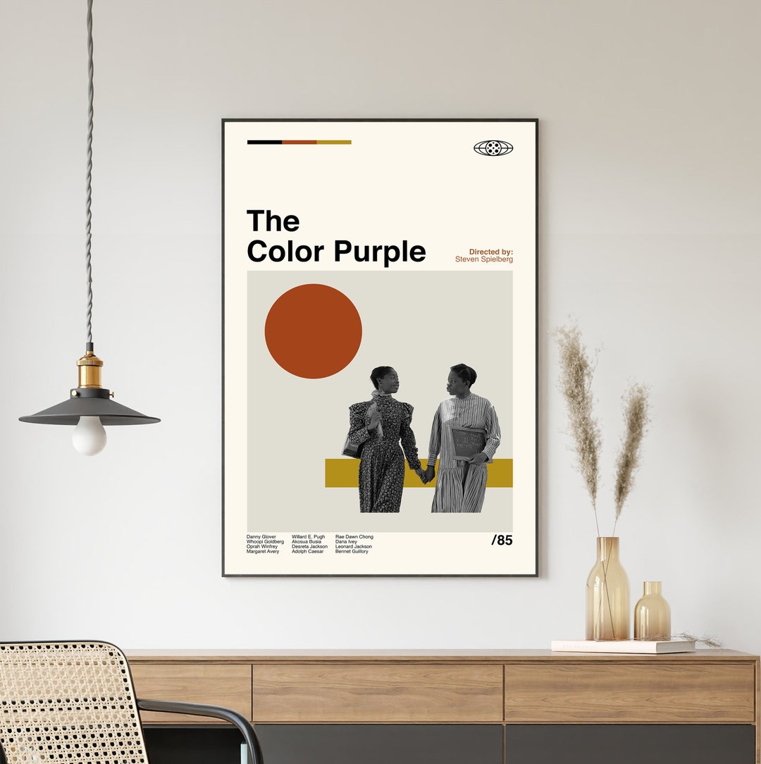 The Color Purple Movie Poster, the Color Purple Print, Retro Movie ...