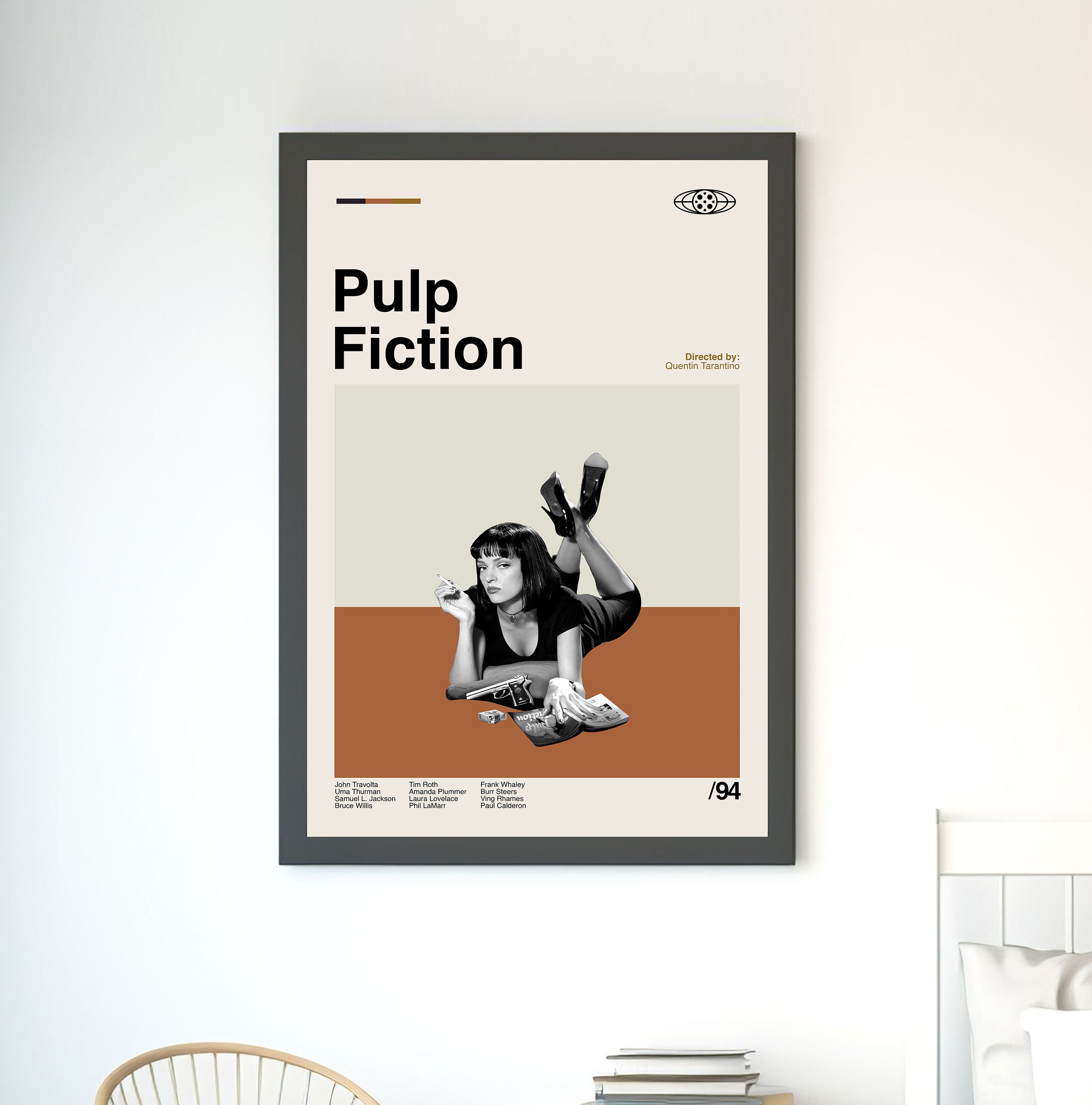Affiche Pulp Fiction, film Pulp Fiction, affiche de film rétro ...