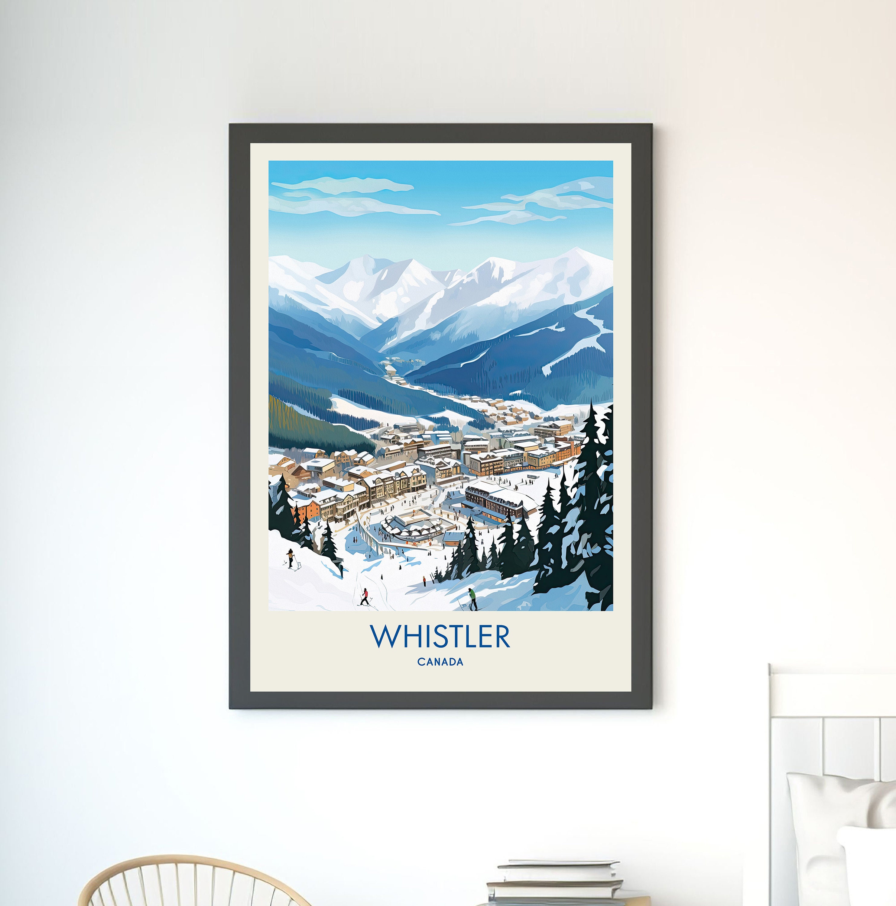 Whistler Travel Poster, Whistler Print, Digital Download, Printable ...