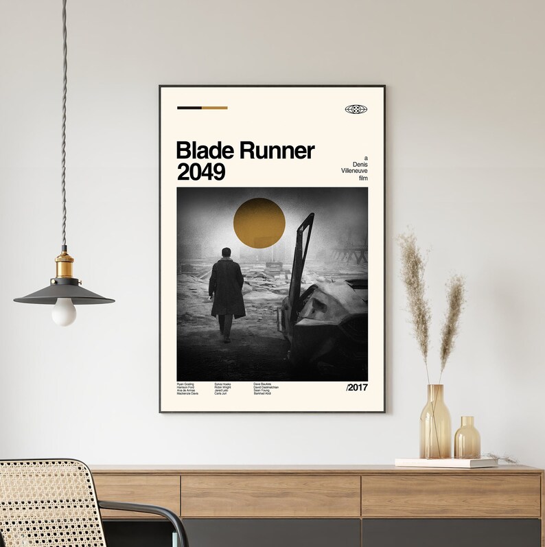 Blade Runner Poster Blade Runner Print Retro Movie Poster - Etsy