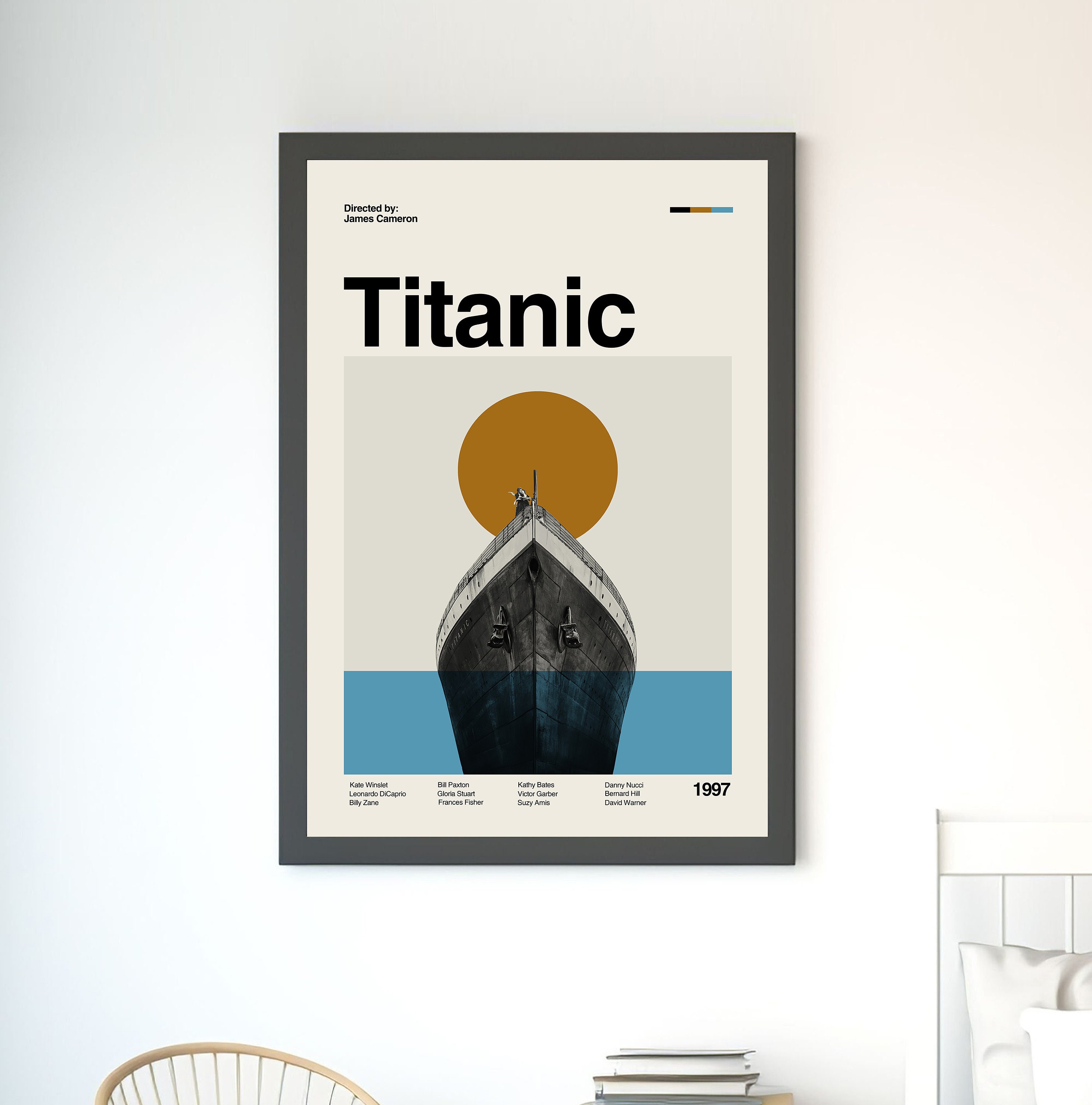 Titanic Poster Titanic Print Movie Poster Minimalist - Etsy