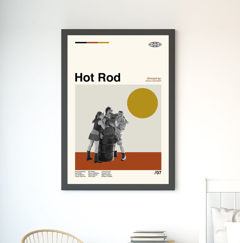 Hot Rod Poster, Hot Rod Print, Custom Poster, Vintage Inspired Poster ...