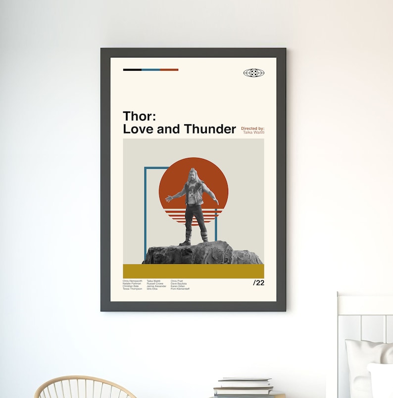 Thor Love and Thunder Poster, Thor Love and Thunder Print, Custom ...