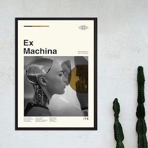 Ex Machina Poster, Alex Garland, Minimalist Poster, Minimalist Art ...