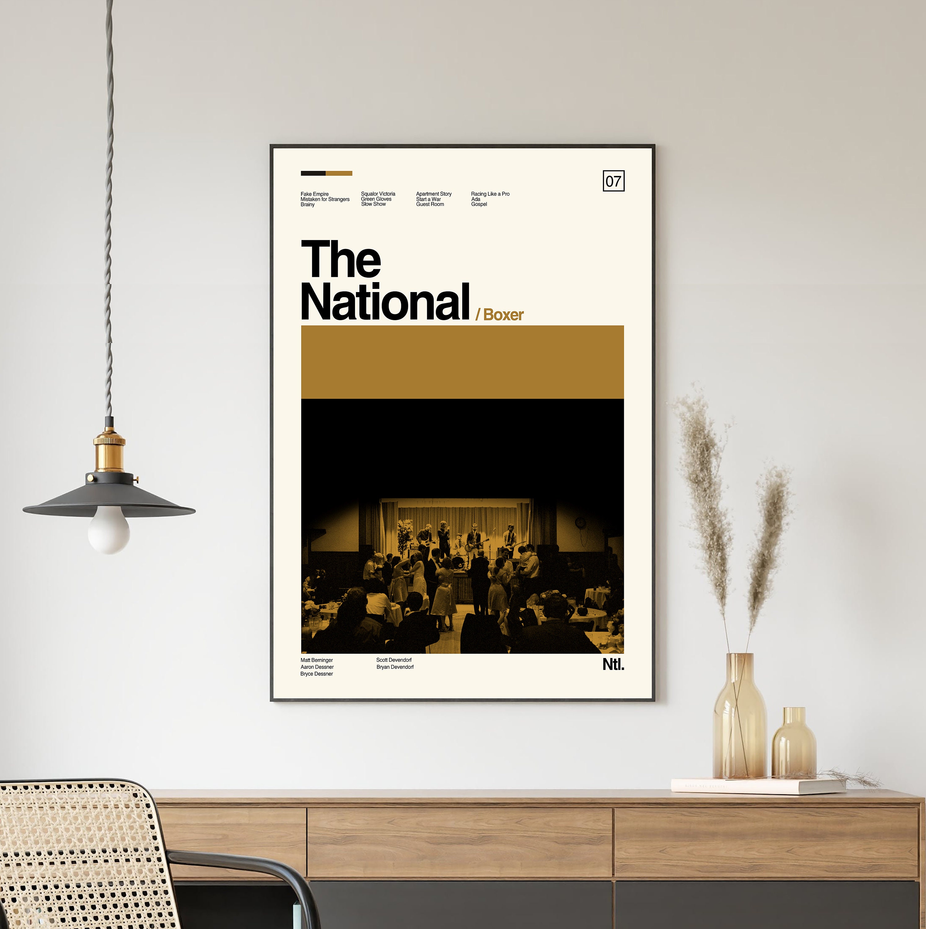 The National Posters, Boxer Poster, the National Music, Album Cover ...