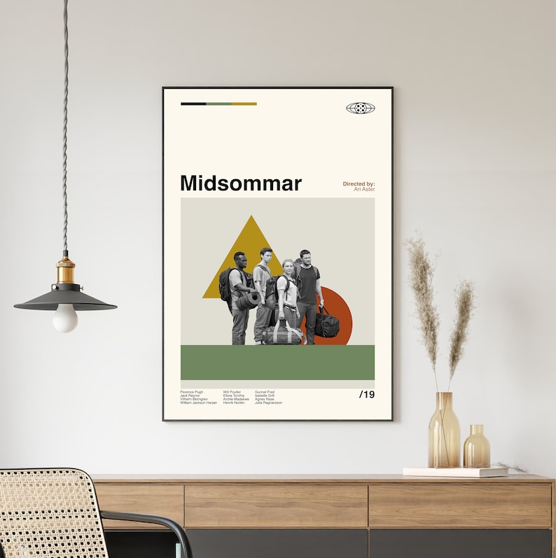 Midsommar Movie Poster, Midsommar Print, Wall Art, Minimalist Movie ...