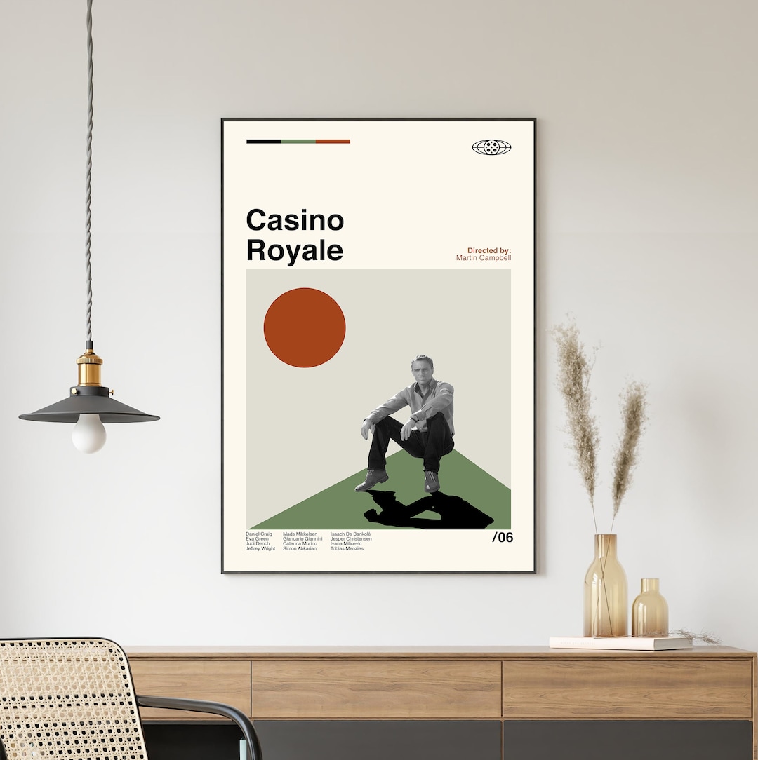 Casino Royale Poster Casino Royale Print Minimalist Movie - Etsy