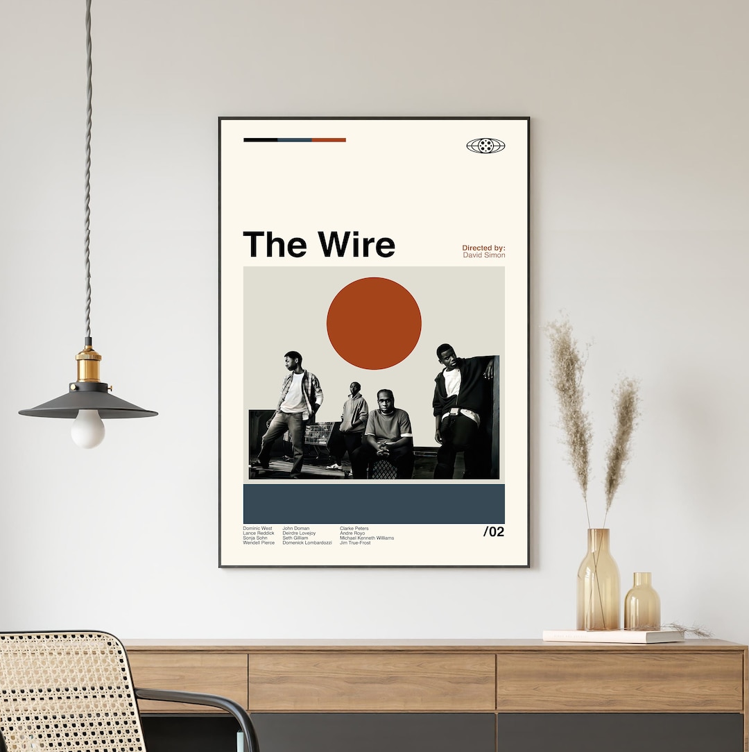 The Wire Poster, the Wire Print, Custom Poster, Vintage Inspired Poster ...