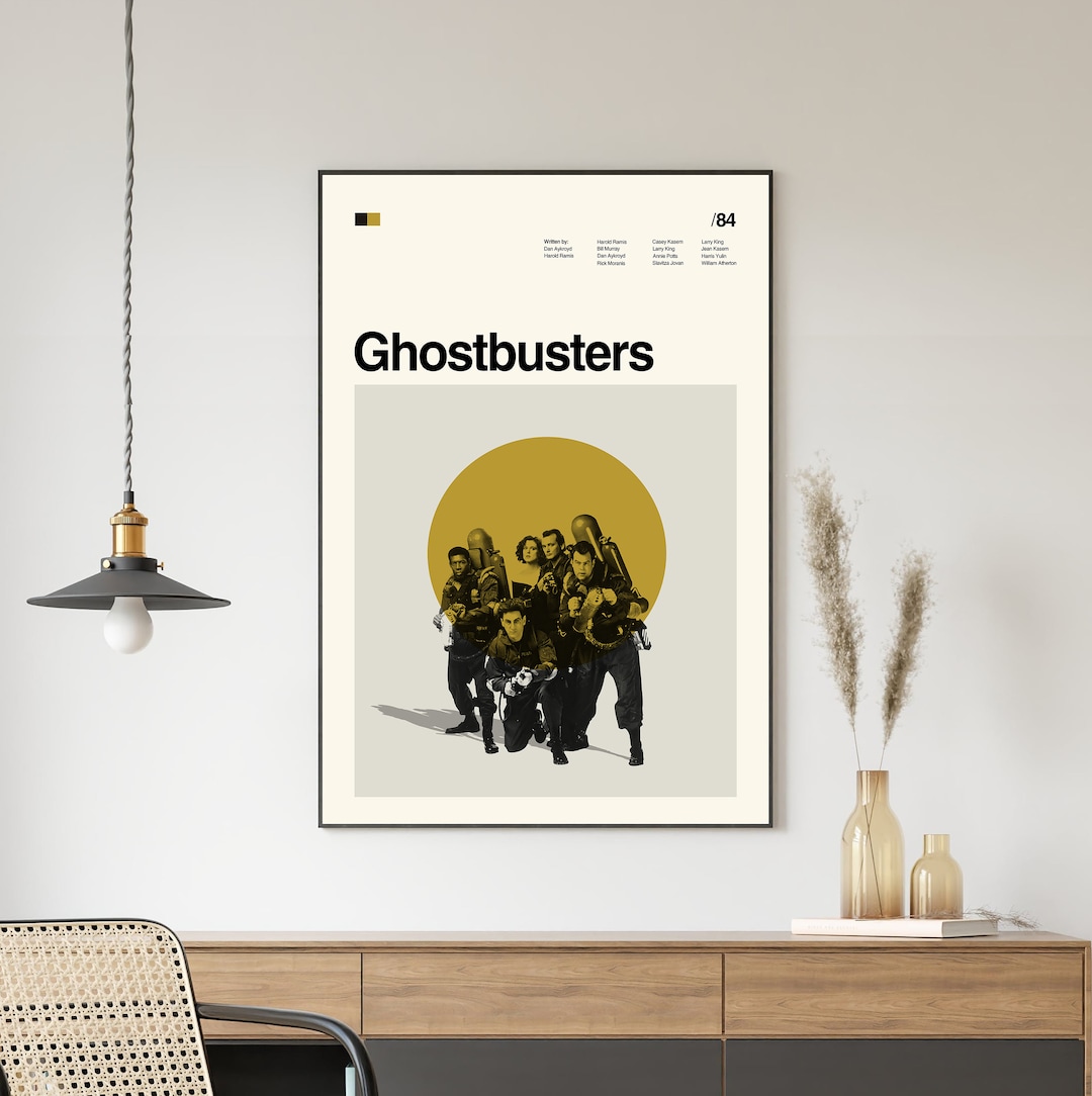 Ghostbusters Poster, Ghostbusters Print, Custom Poster, Vintage ...