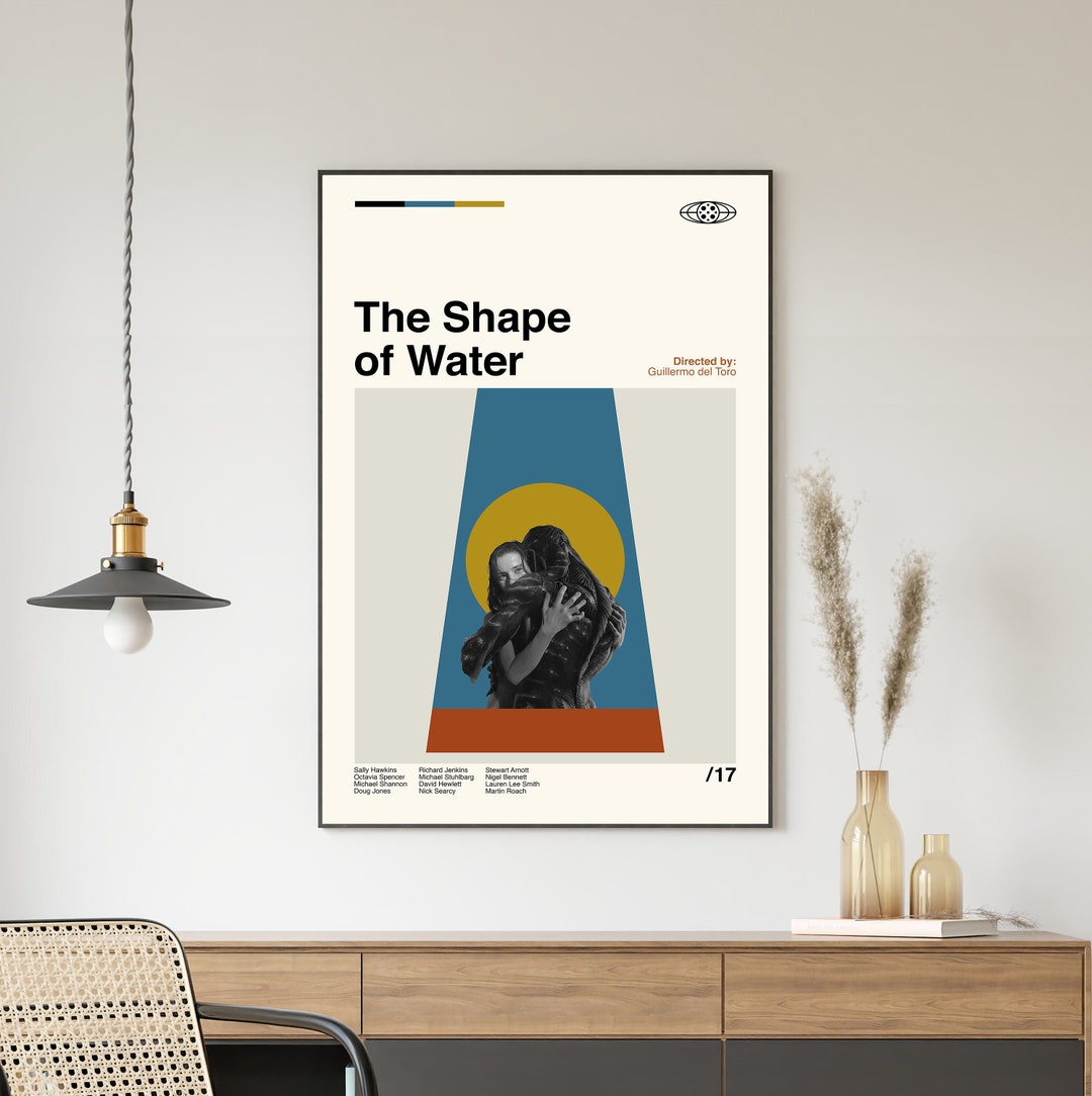 The Shape of Water Movie Poster, the Shape of Water Print, Wall Art ...