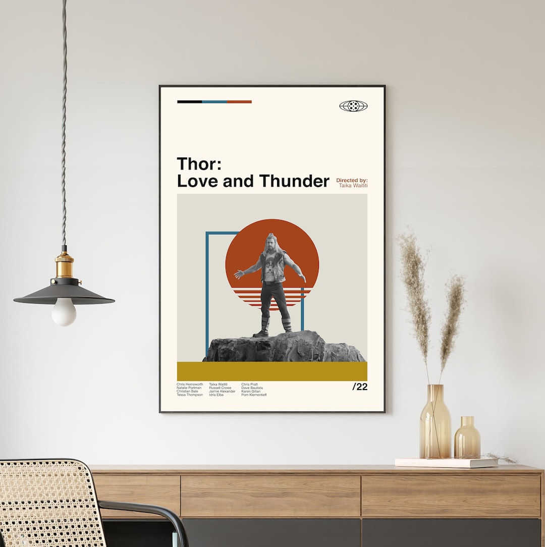 Thor Love and Thunder Poster, Thor Love and Thunder Print, Custom ...