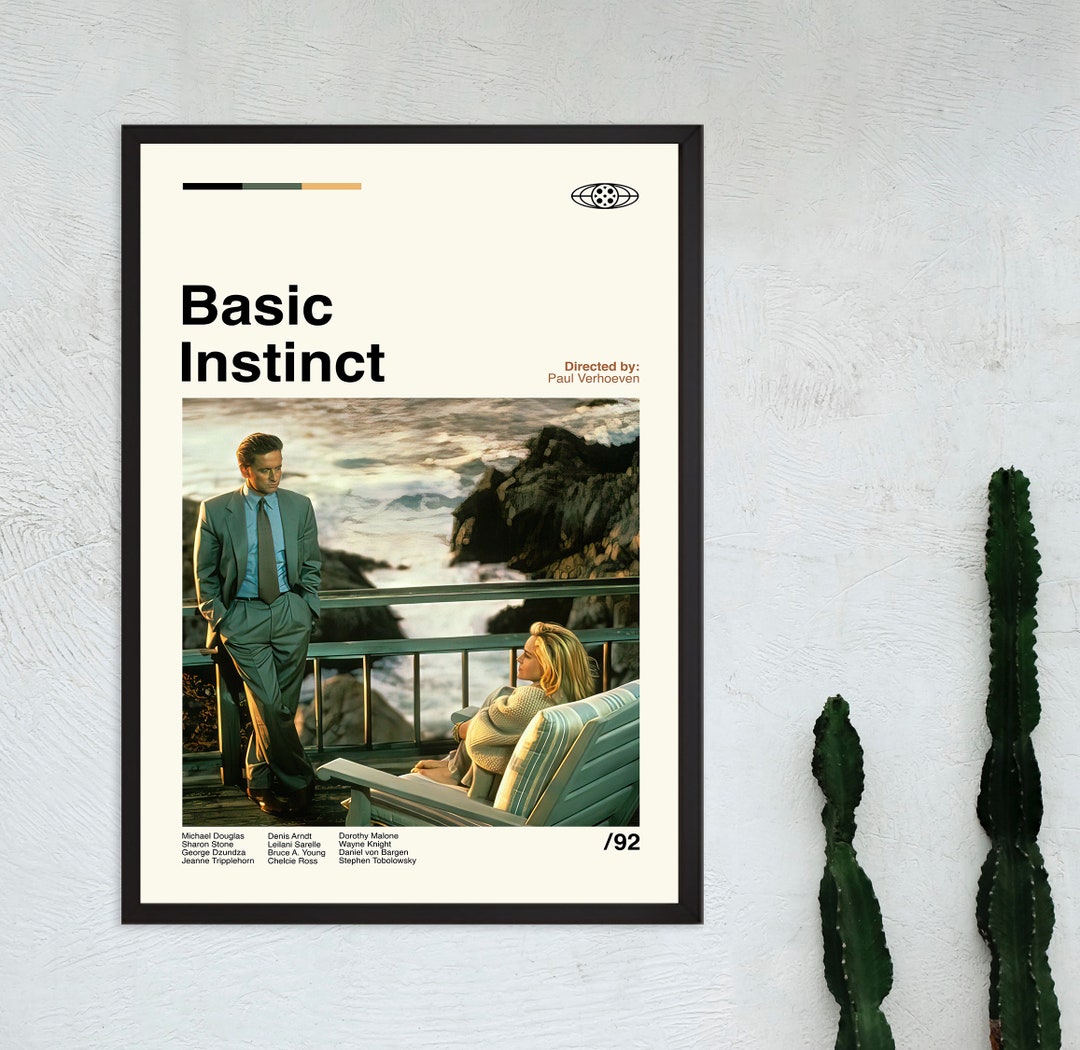 Basic Instinct Poster Basic Instinct Vintage Retro Film - Etsy