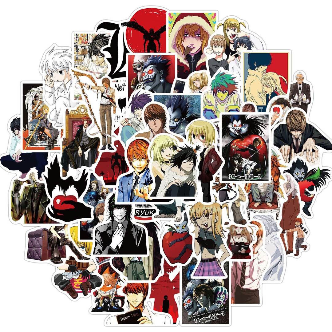 50 Death Note Sticker Pack for - Etsy