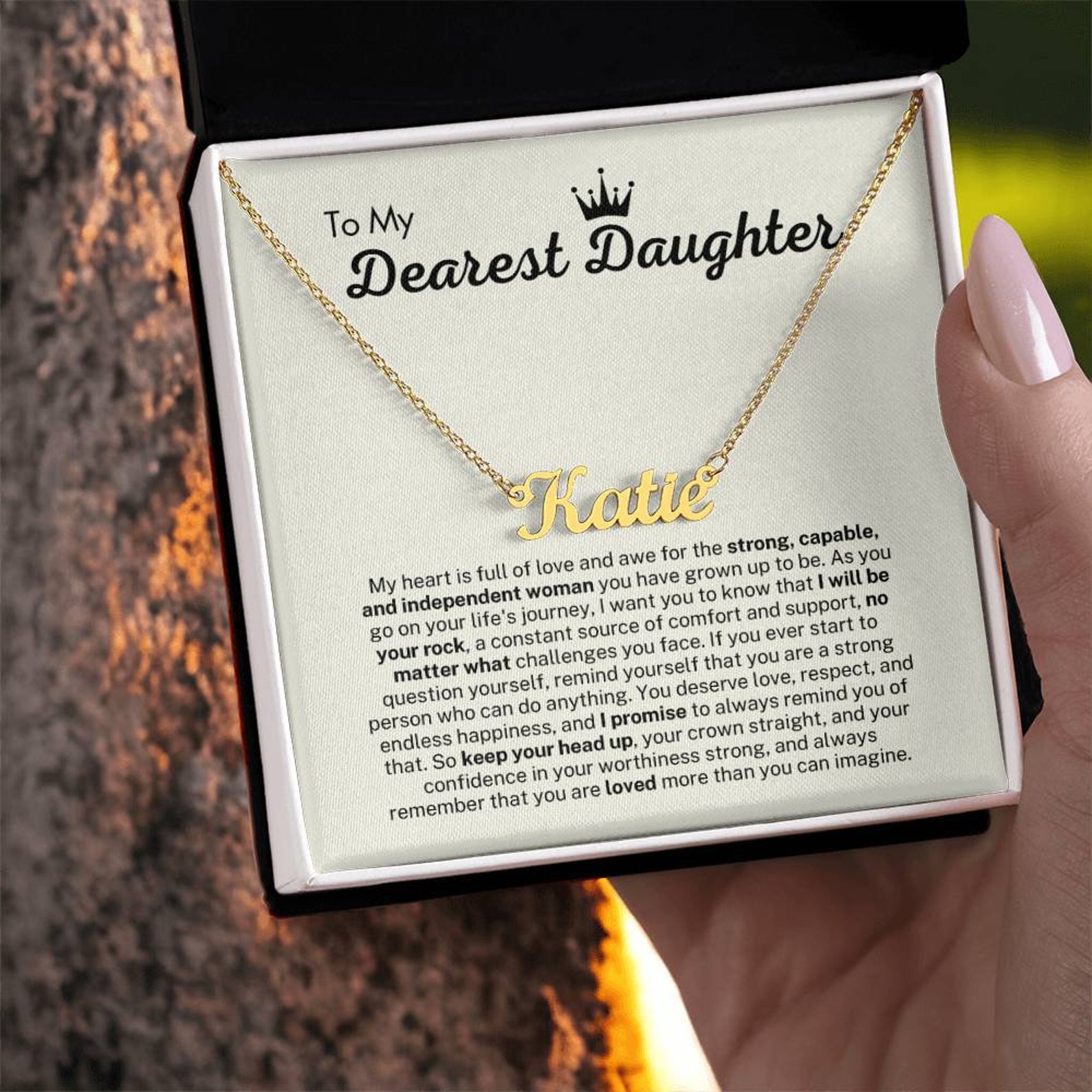 Personalized Gift for Daughter From Dad, Dad to Daughter Personalized ...