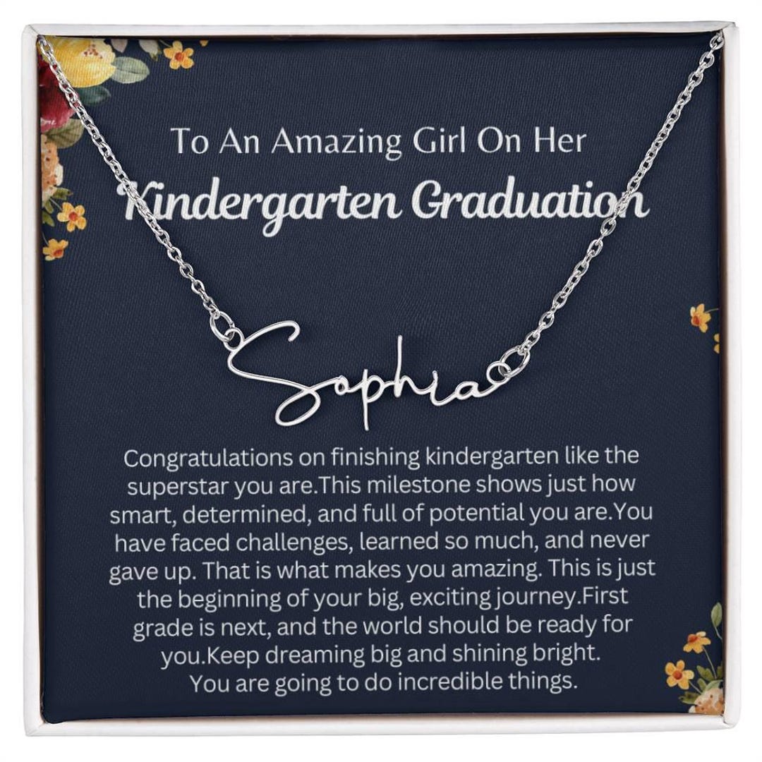 Personalized Kindergarten Graduation Gifts for Her Meaningful ...