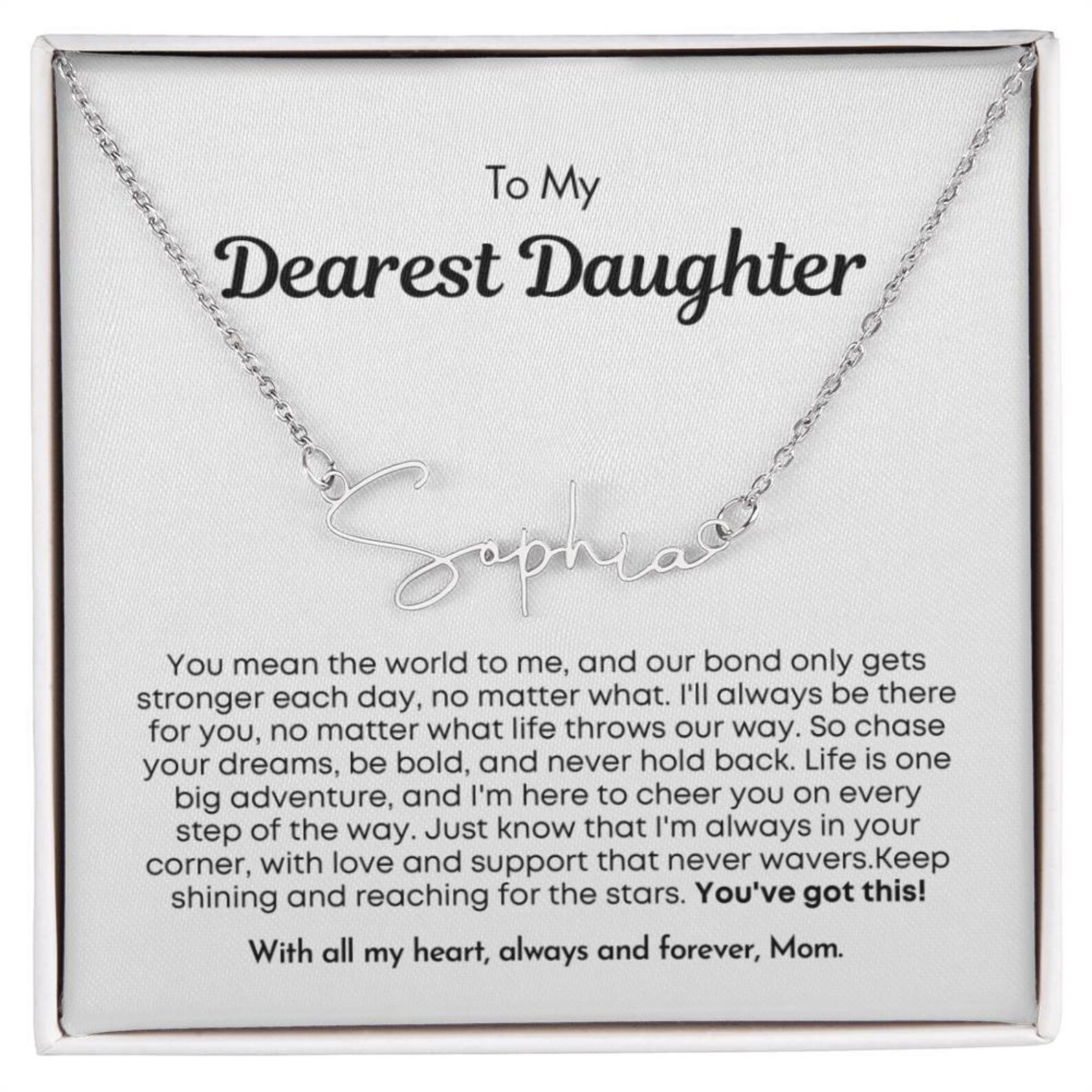 Personalized Daughter Gift From Dad, Gift From Dad, Daughter Gifts, Dad ...