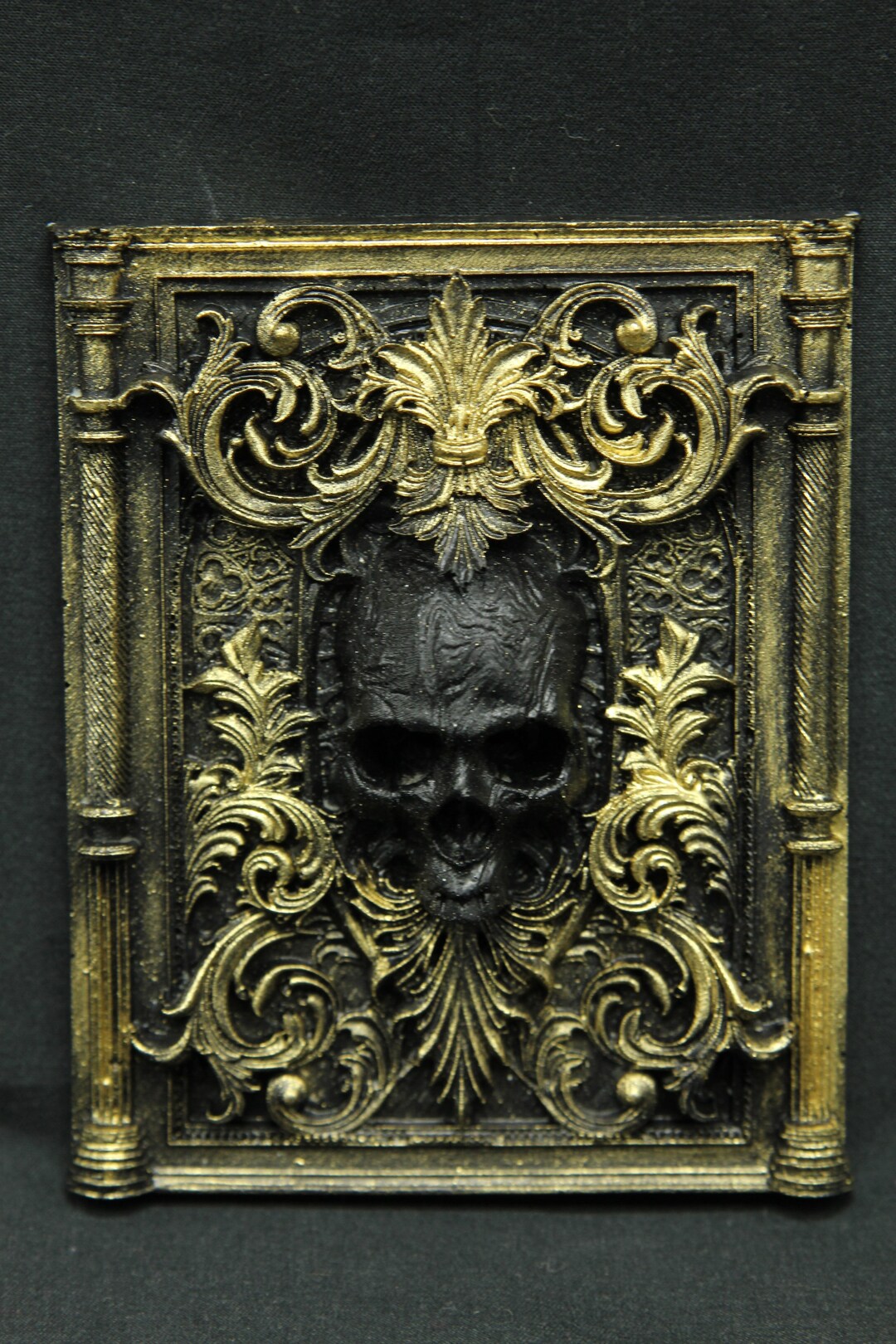 4.3" Victorian Gothic Skull Wall Frame - MADE TO ORDER - Etsy