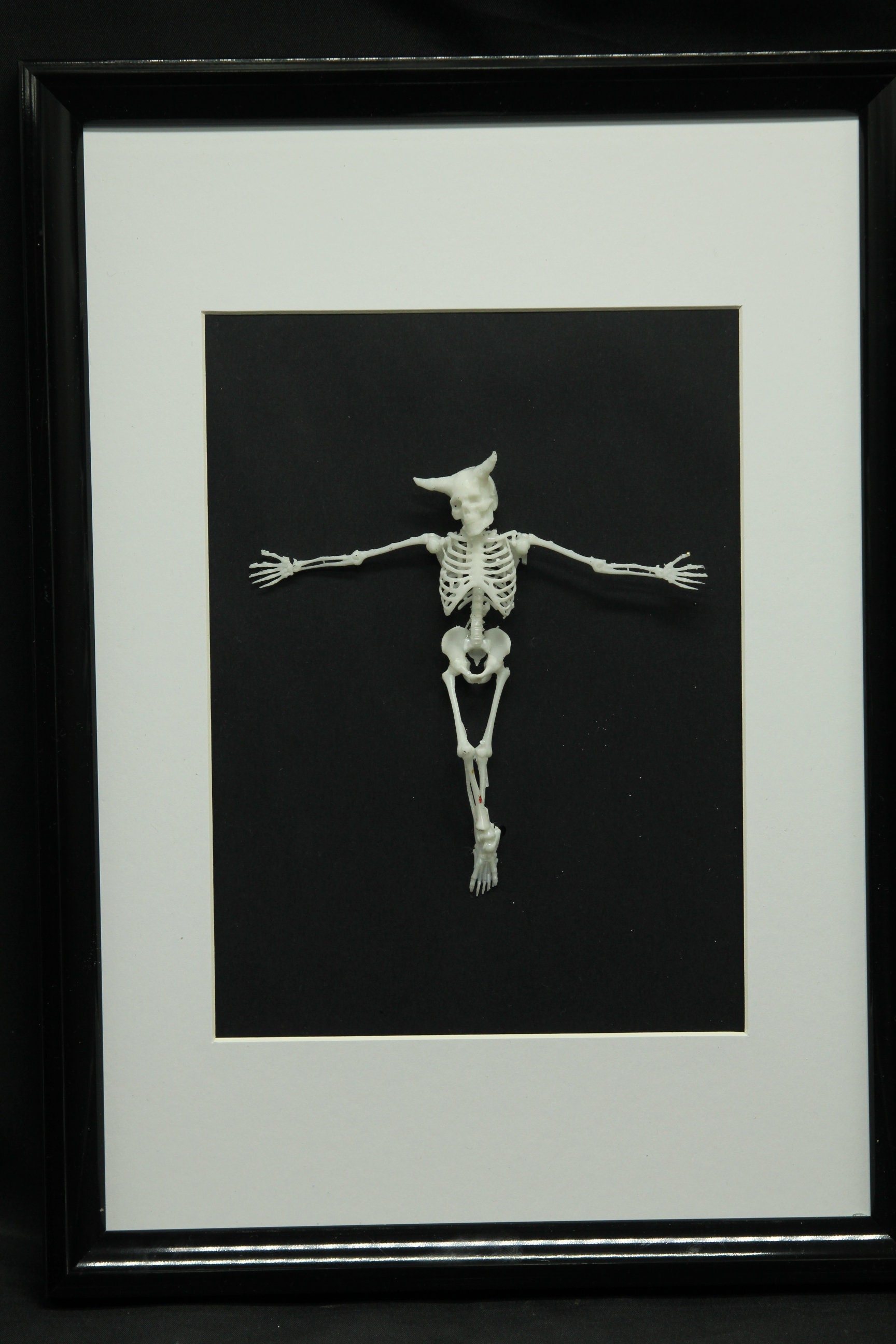 Memento Mori Crucified Demon Skeleton MADE TO ORDER - Etsy