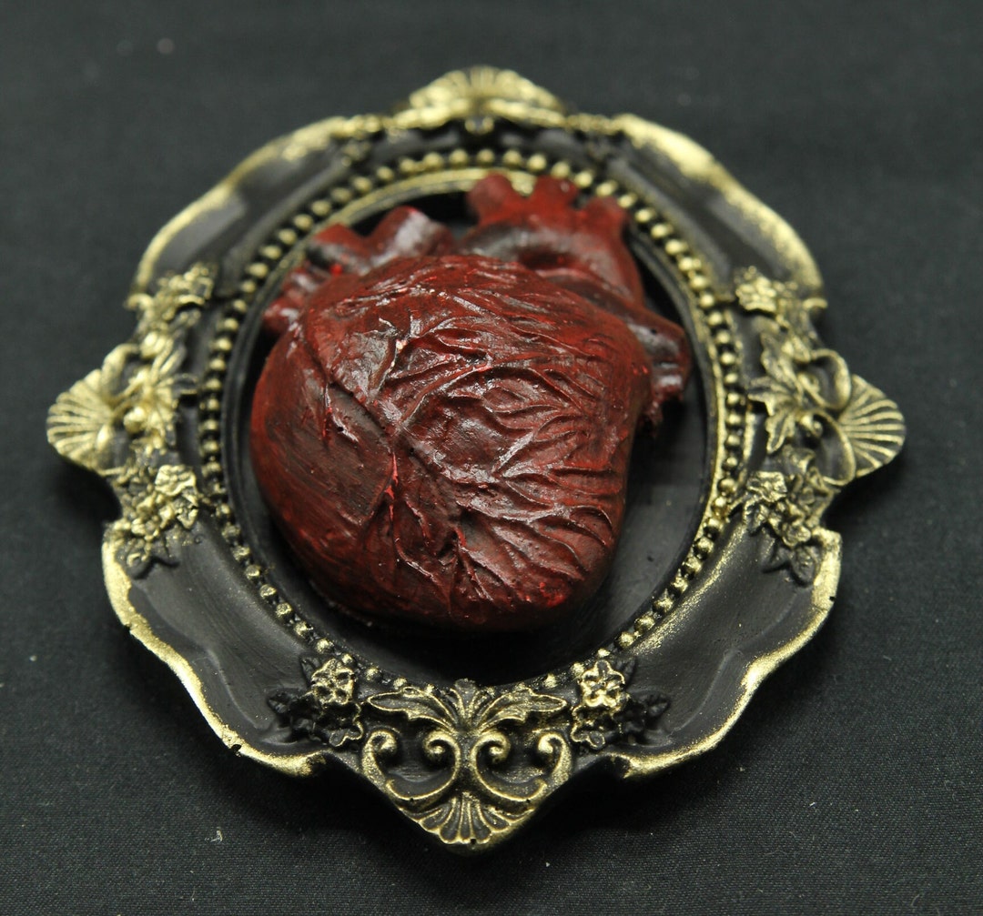 Anatomical Heart Occult Gothic Framed - MADE TO ORDER - Etsy