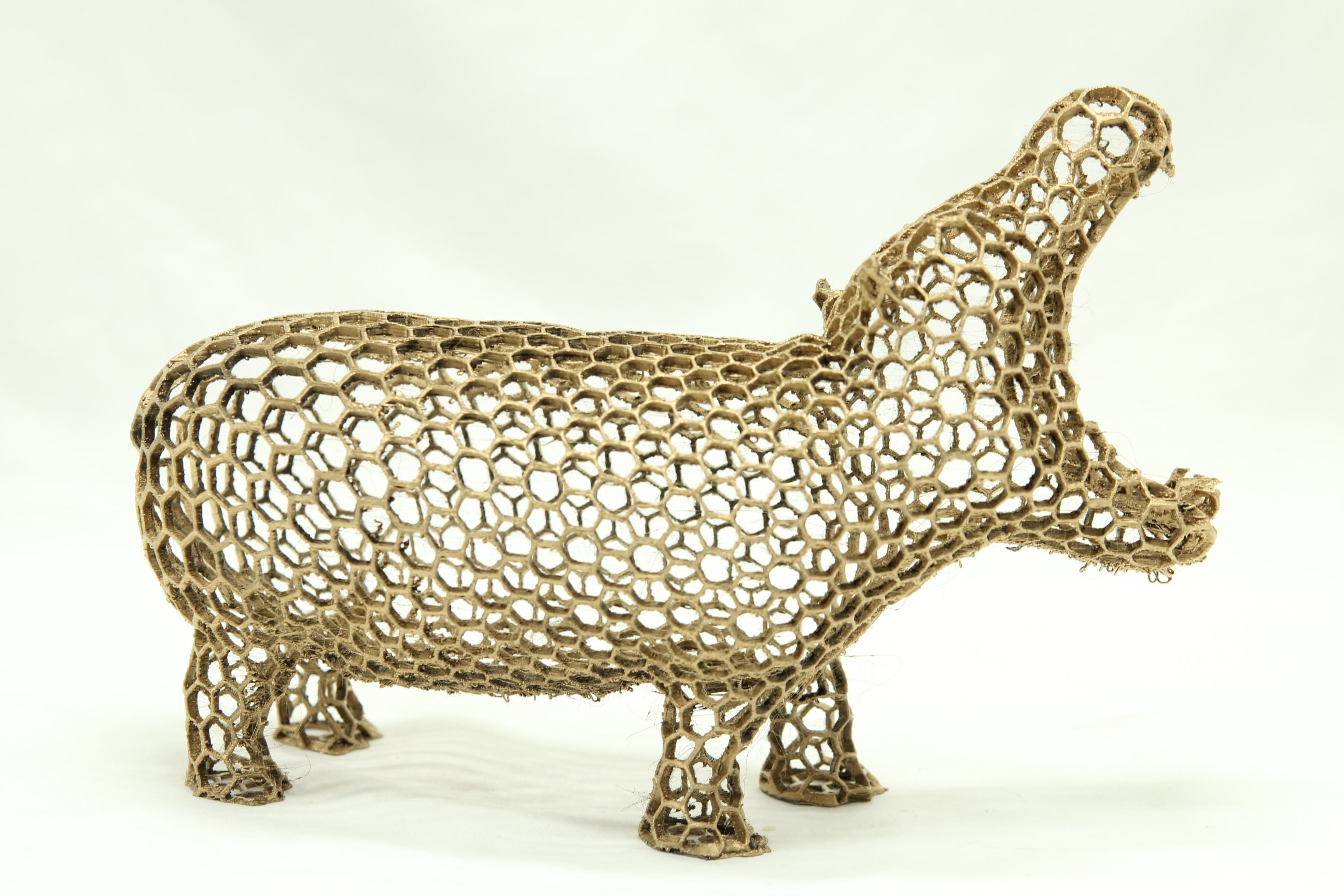 Hippo Voronoi Animal Sculpture Hippopotamus MADE TO ORDER - Etsy