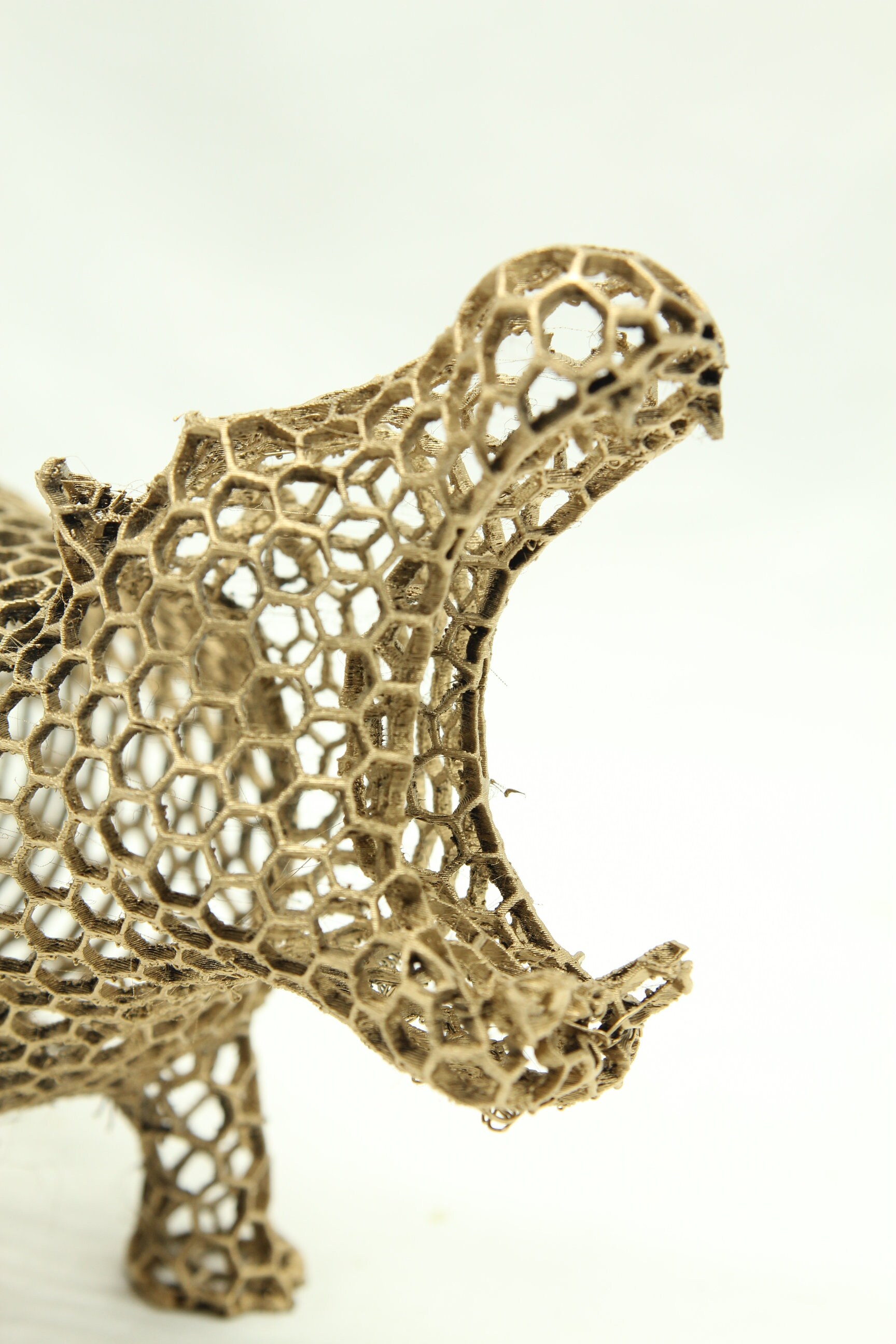 Hippo Voronoi Animal Sculpture Hippopotamus MADE TO ORDER - Etsy