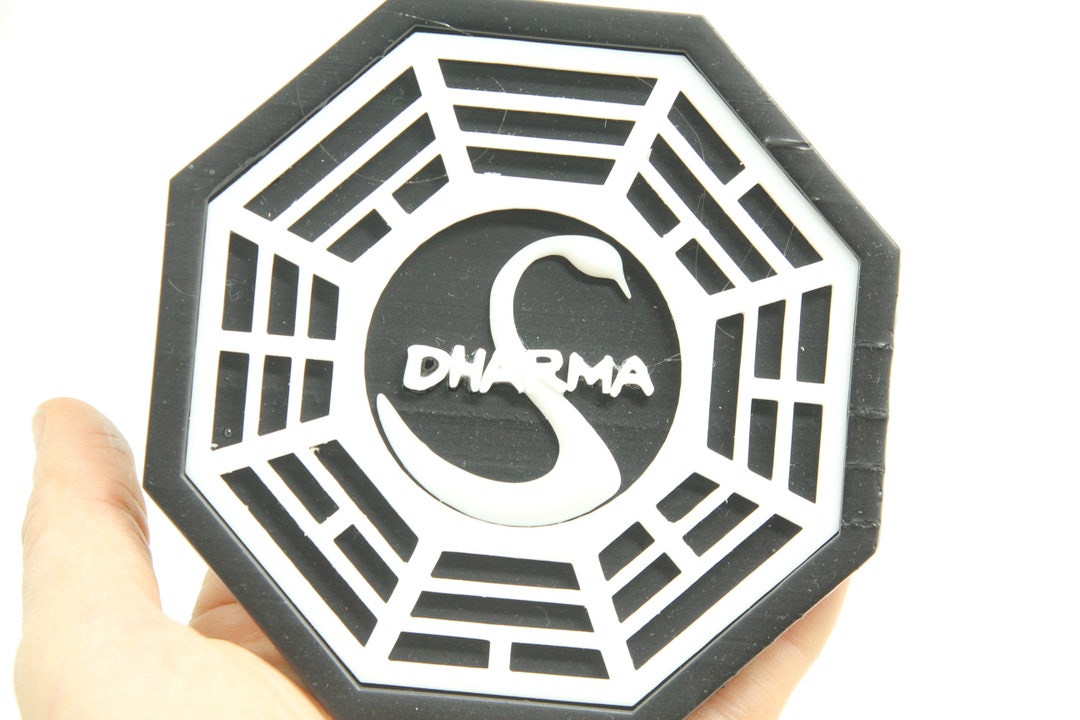 Dharma Logo Emblem in 3D - MADE TO ORDER - Lost Tv Show - Etsy