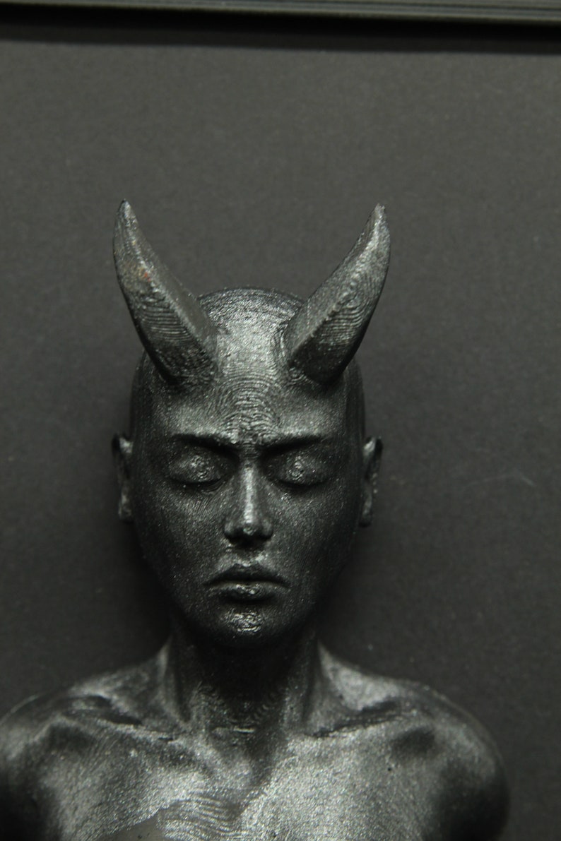 Female Demon Bust MADE TO ORDER Gothic Replica - Etsy