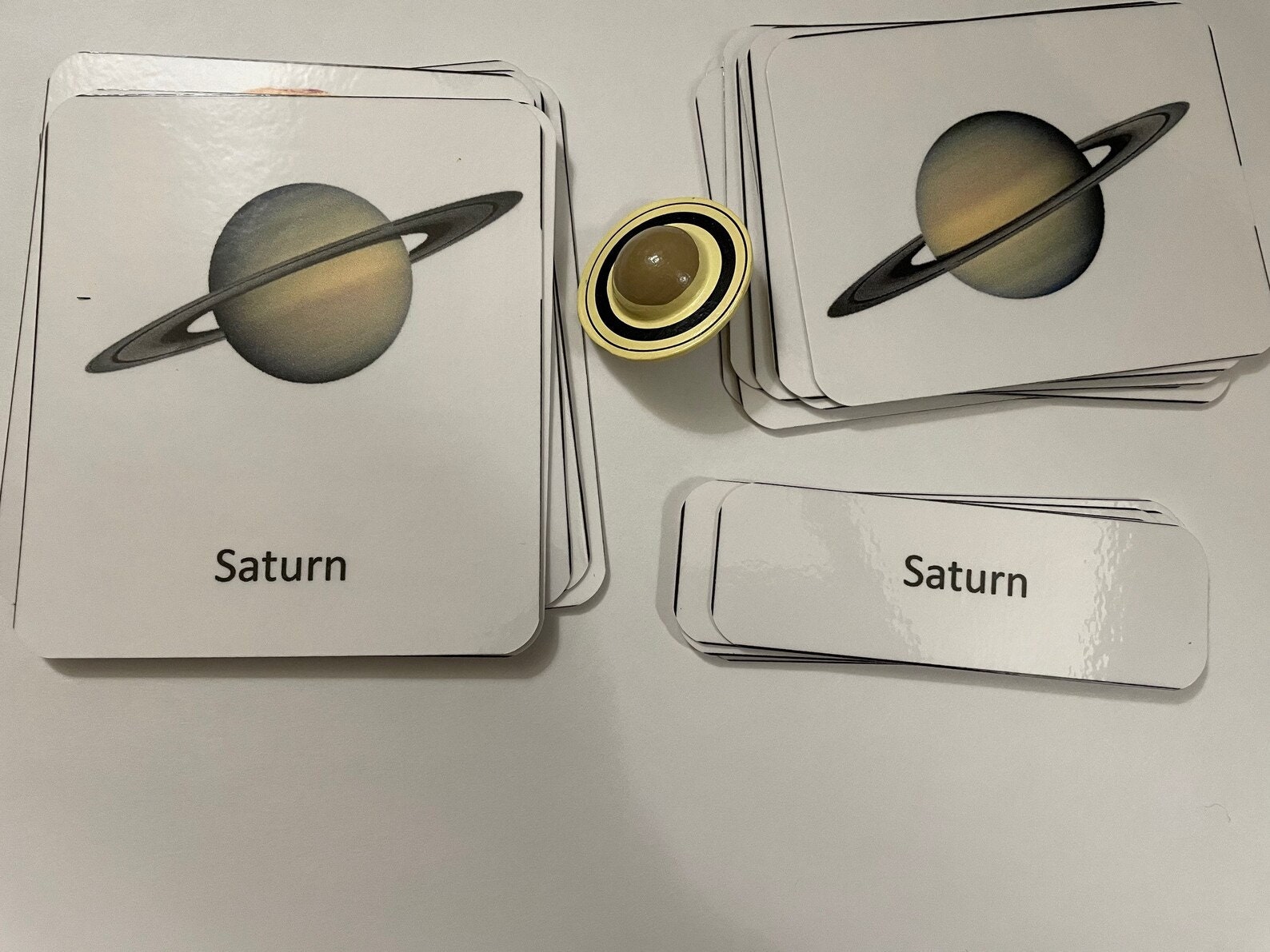 Solar System Figures and Matching Cards Montessori Object to Image ...