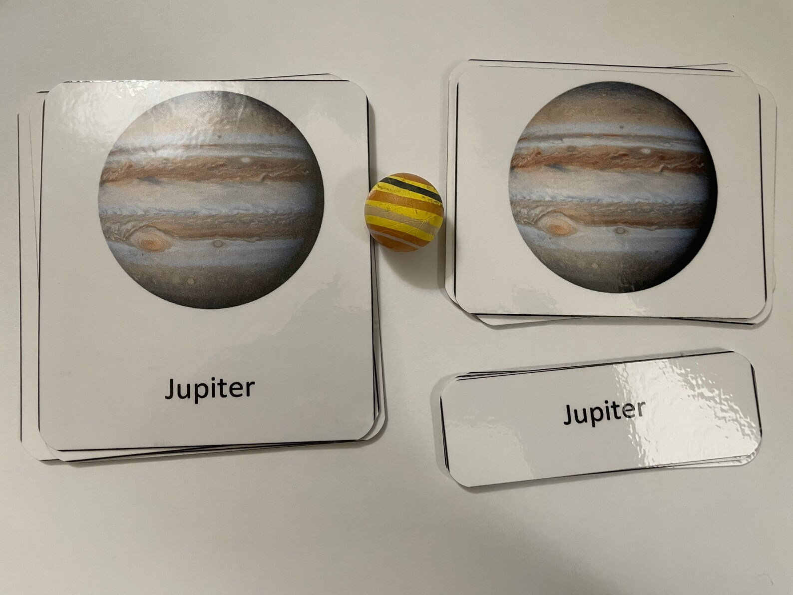 Solar System Figures and Matching Cards Montessori Object to Image ...